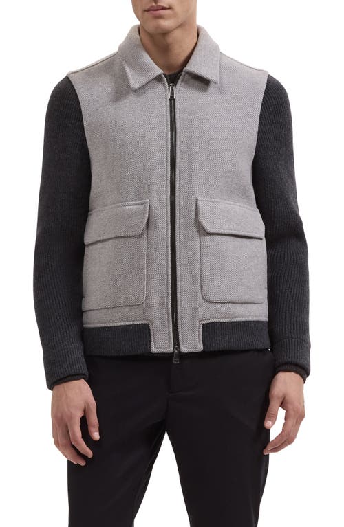 BUGATCHI Bugatchi Hybrid Knit Blouson Jacket