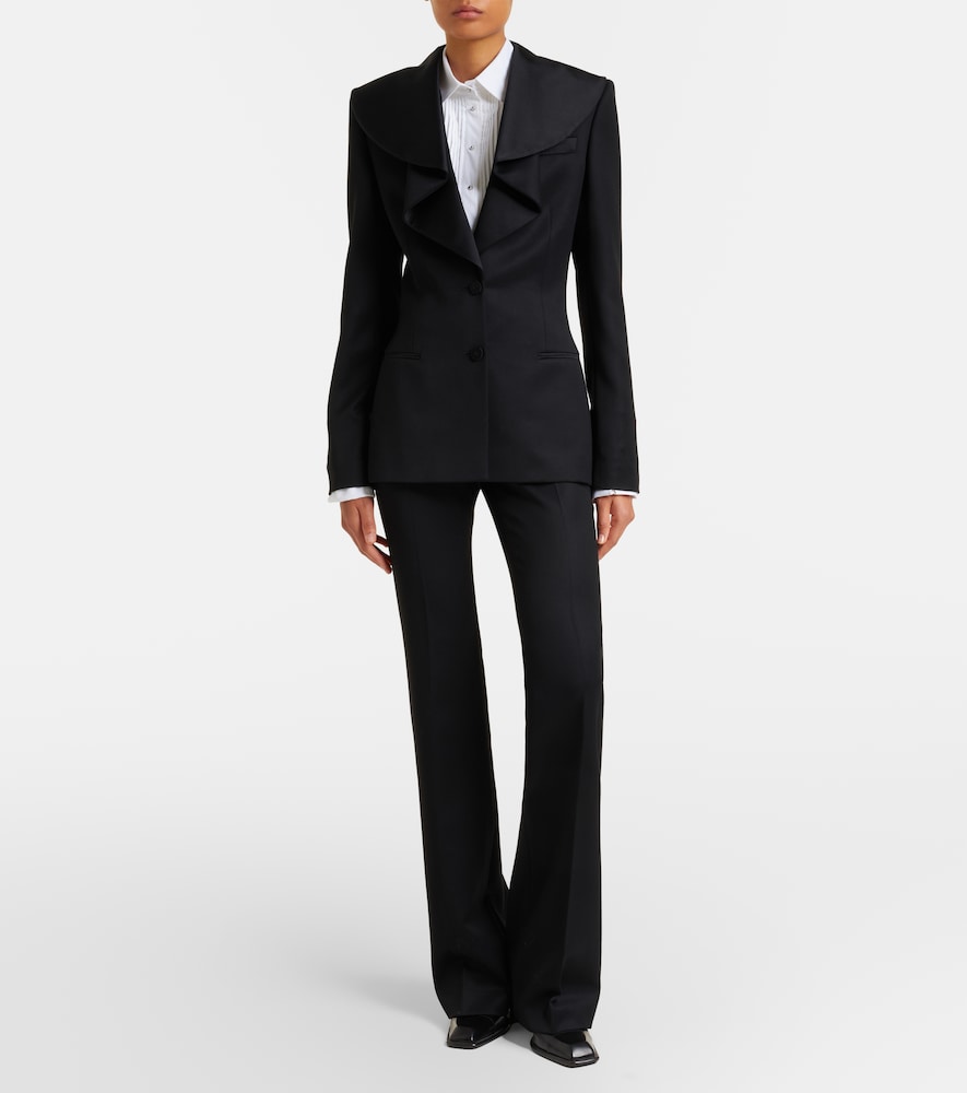 ALEXANDER MCQUEEN McQueen Wool Flared Pants