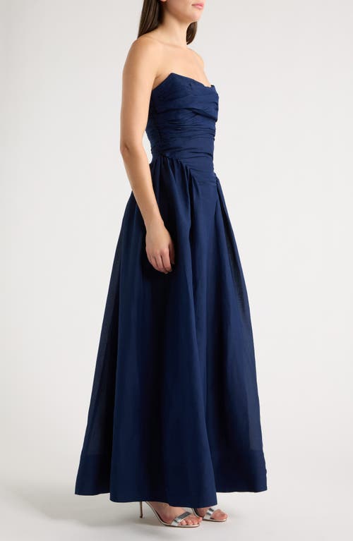 SHONA JOY Shona Joy Celeste Strapless Gown