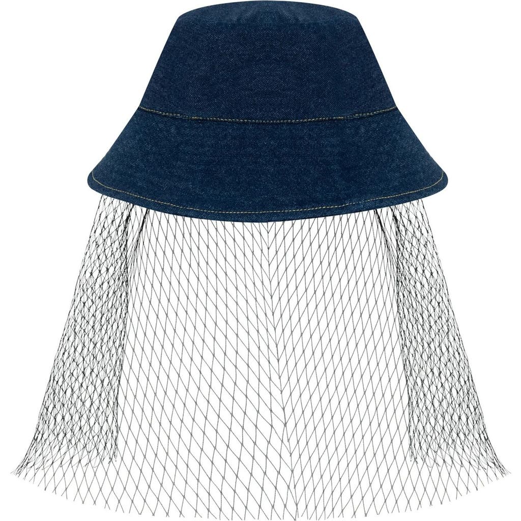 UCHÈ Denim Veil Bucket Hat