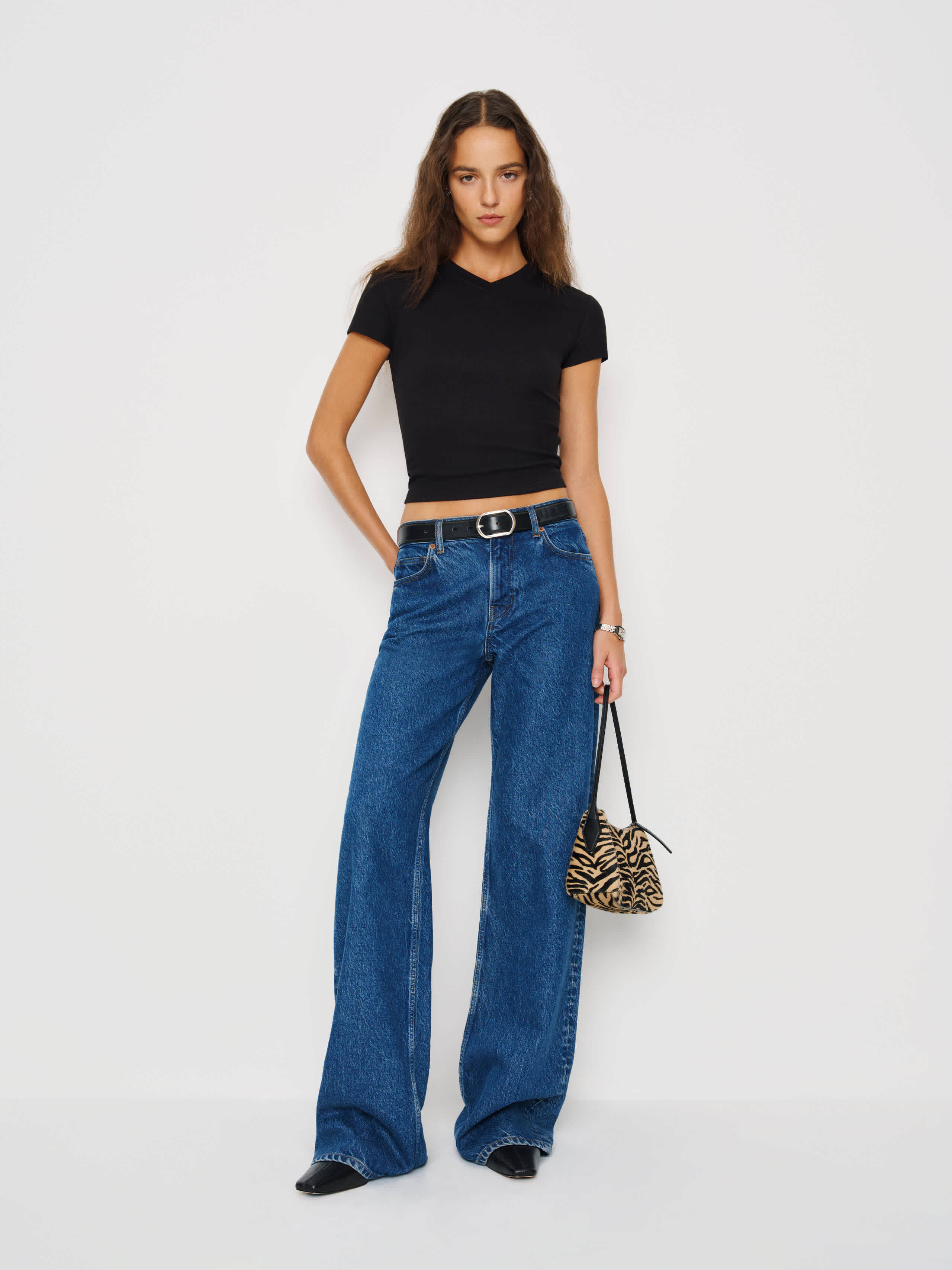 REFORMATION REFORMATION Lindie T-Shirt Knit