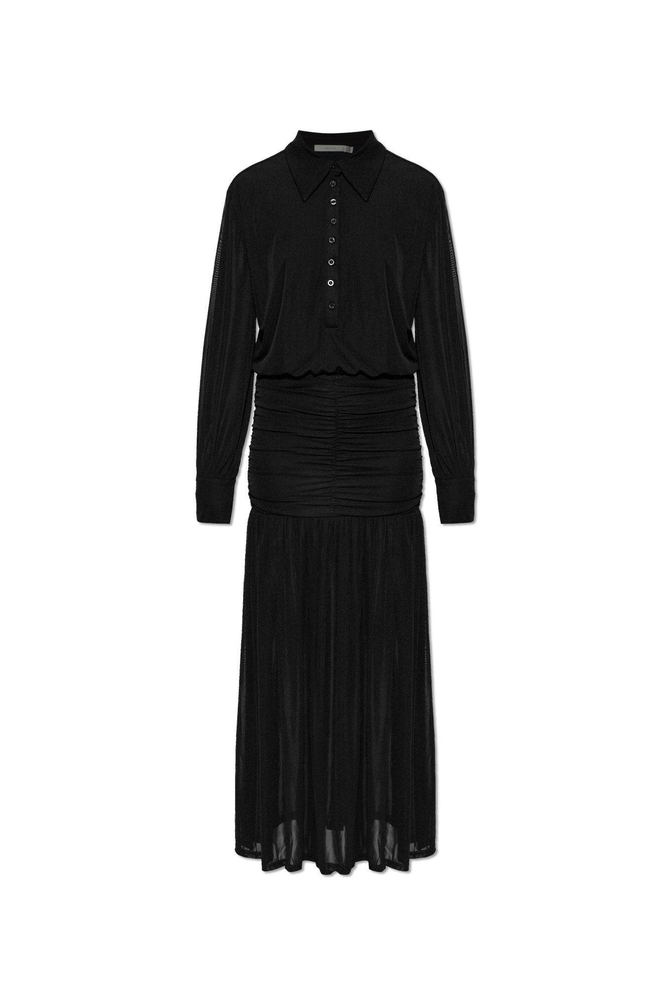 COMME DES GARÇONS Fringe-Trimmed Tiered Shirt