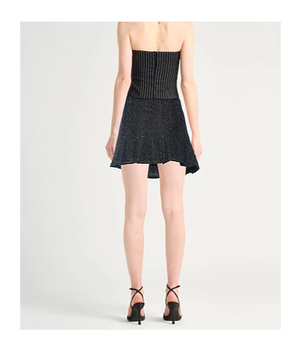 GANNI Ganni Pleated Wrap Dress with Clasps