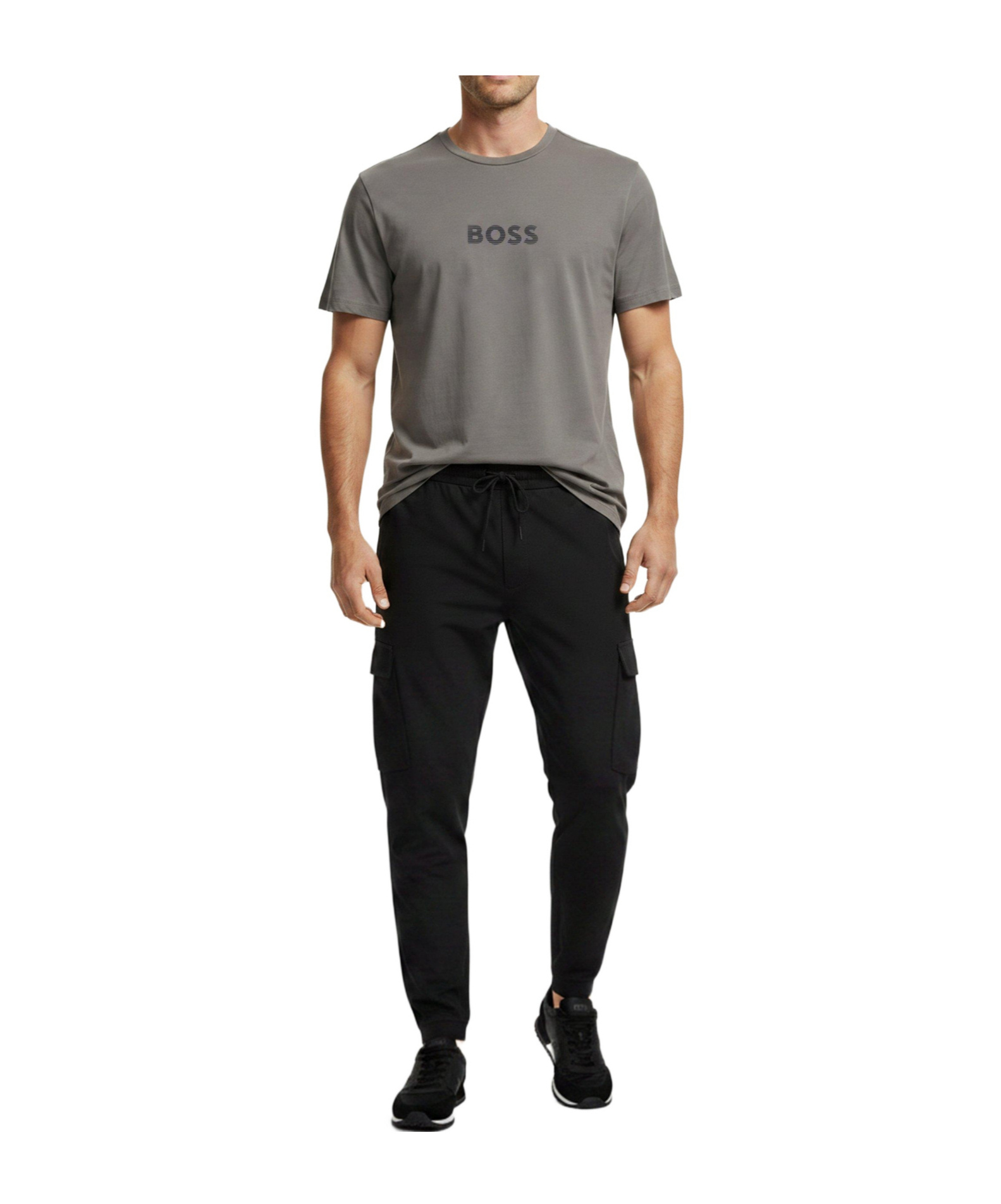 HUGO BOSS solid color T-shirt