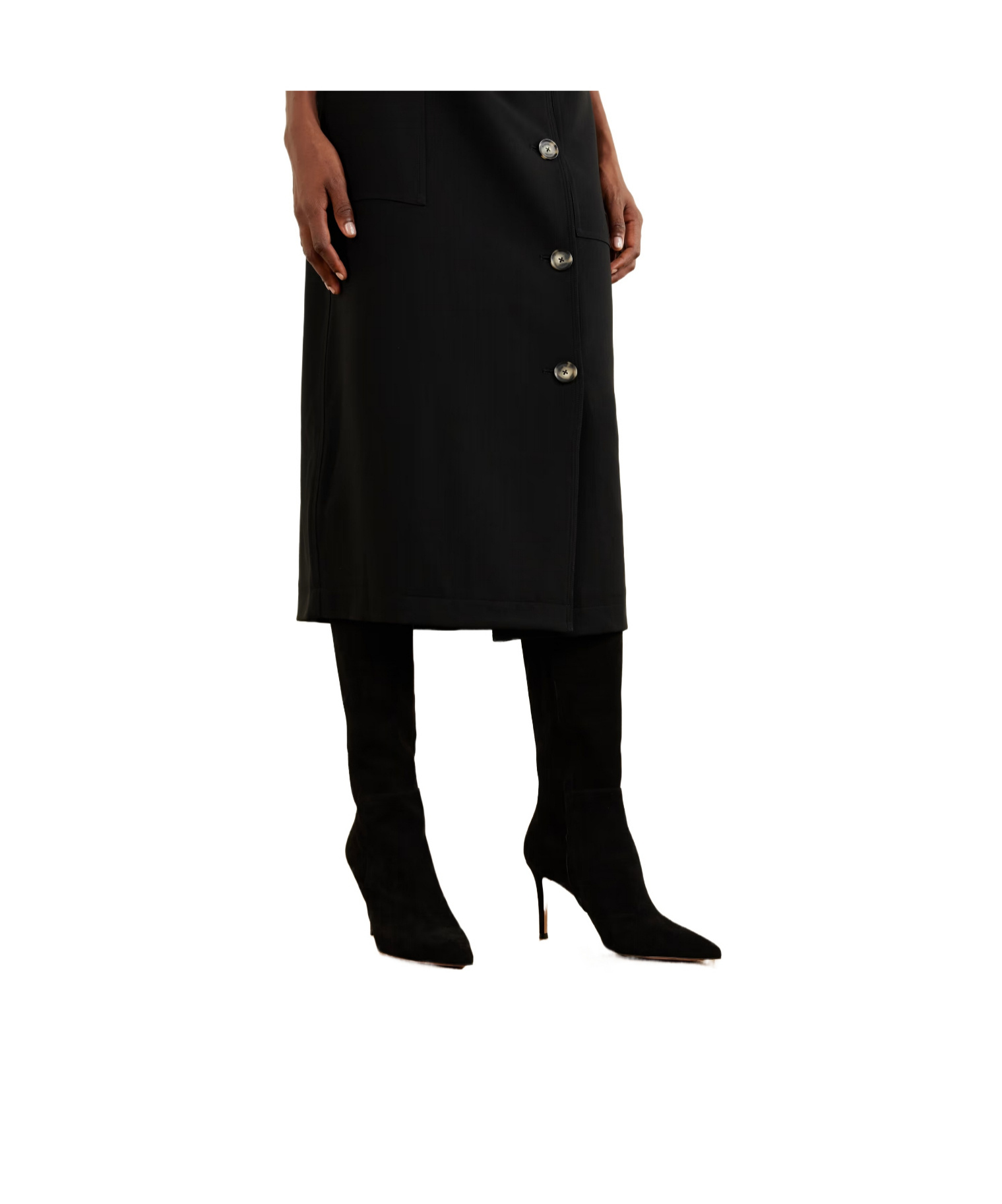 GIANVITO ROSSI Gianvito Rossi Suede Knee-High Boots