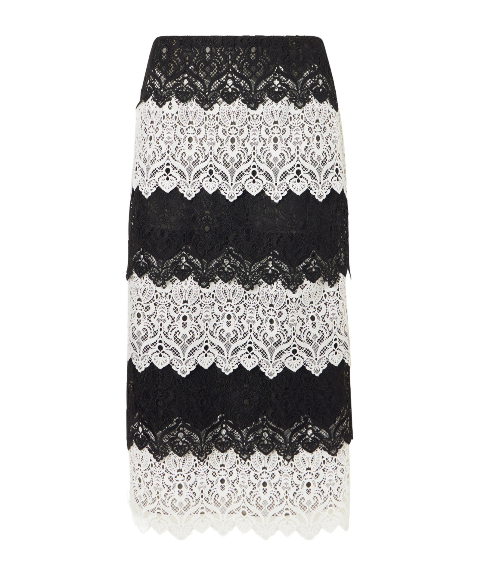 CAROLINA HERRERA Carolina Herrera Lace Midi Skirt