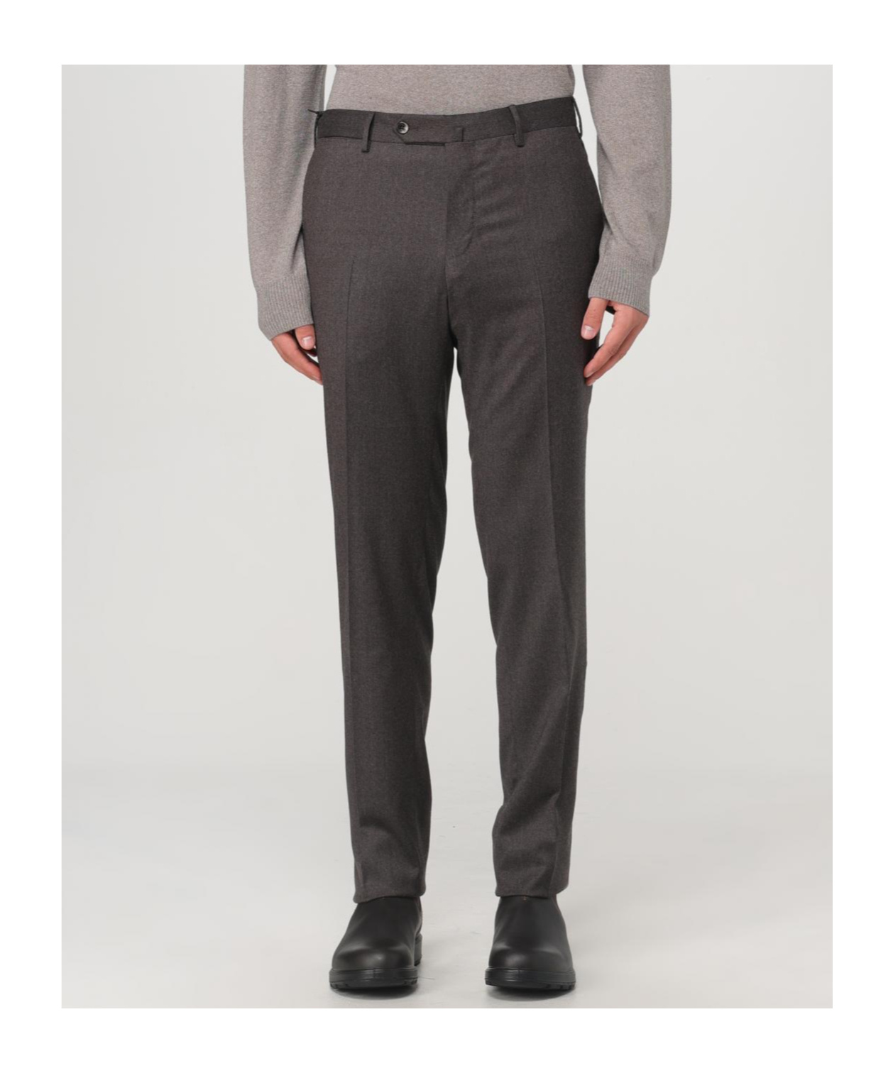 PT TORINO Pt Pantaloni Tailored Pressed-Crease Trousers