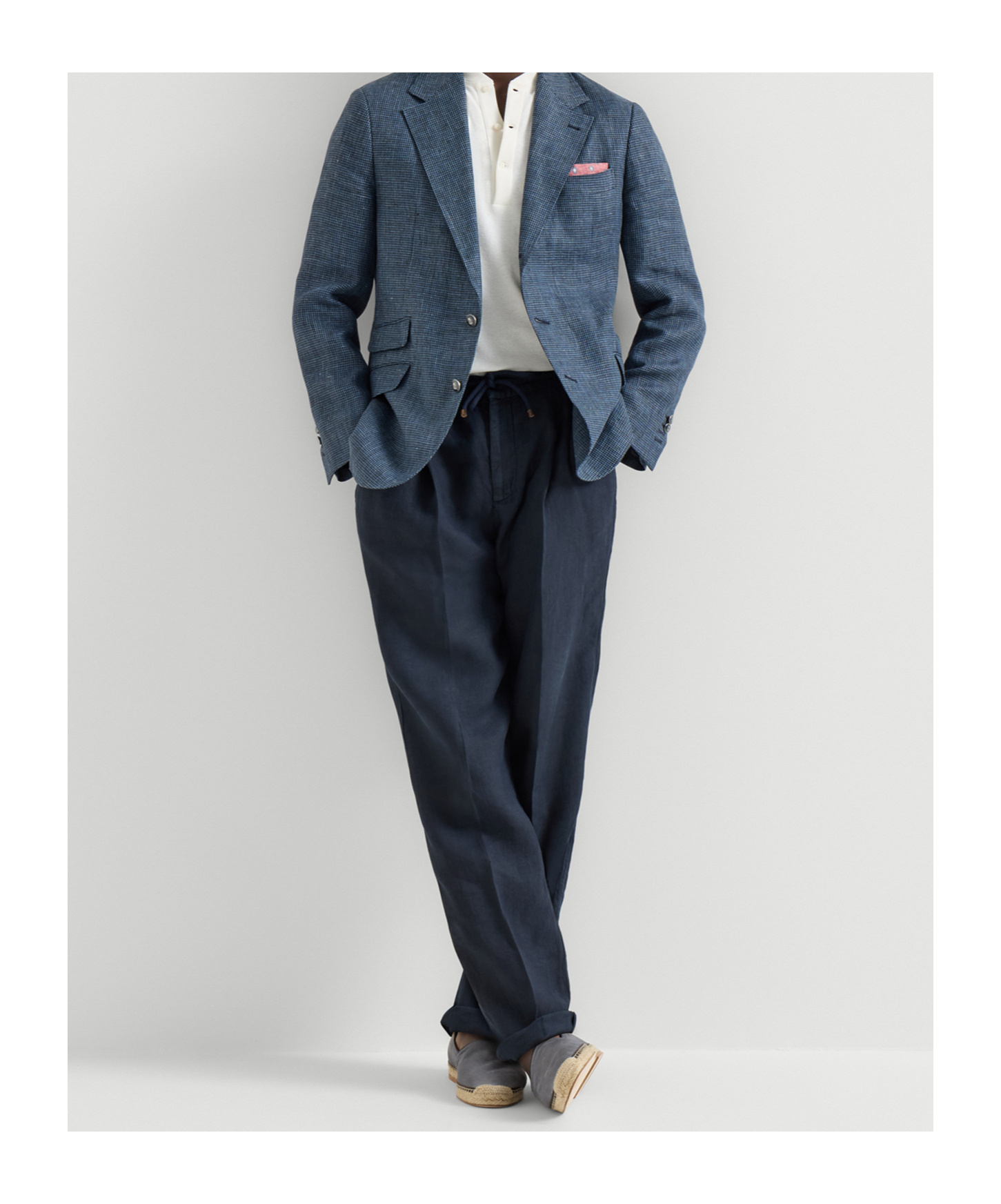 BRUNELLO CUCINELLI Brunello Cucinelli Grained Calfskin Espadrilles