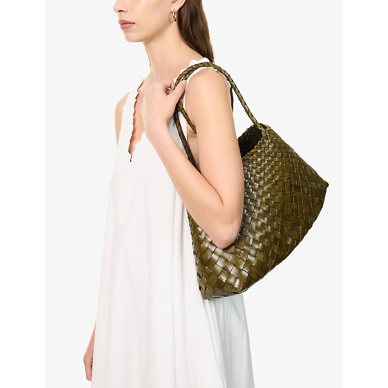 DRAGON DIFFUSION Dragon Diffusion Santa Croce Leather Basket Bag