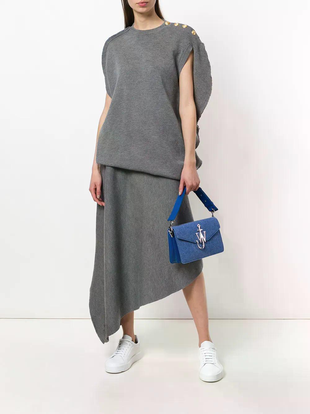 JW ANDERSON JW Anderson Royal Felt Logo Purse