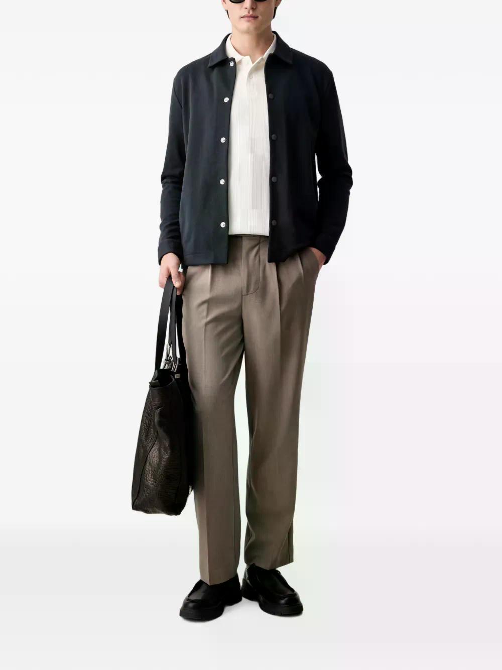MARC O'POLO press-stud long-sleeve shirt