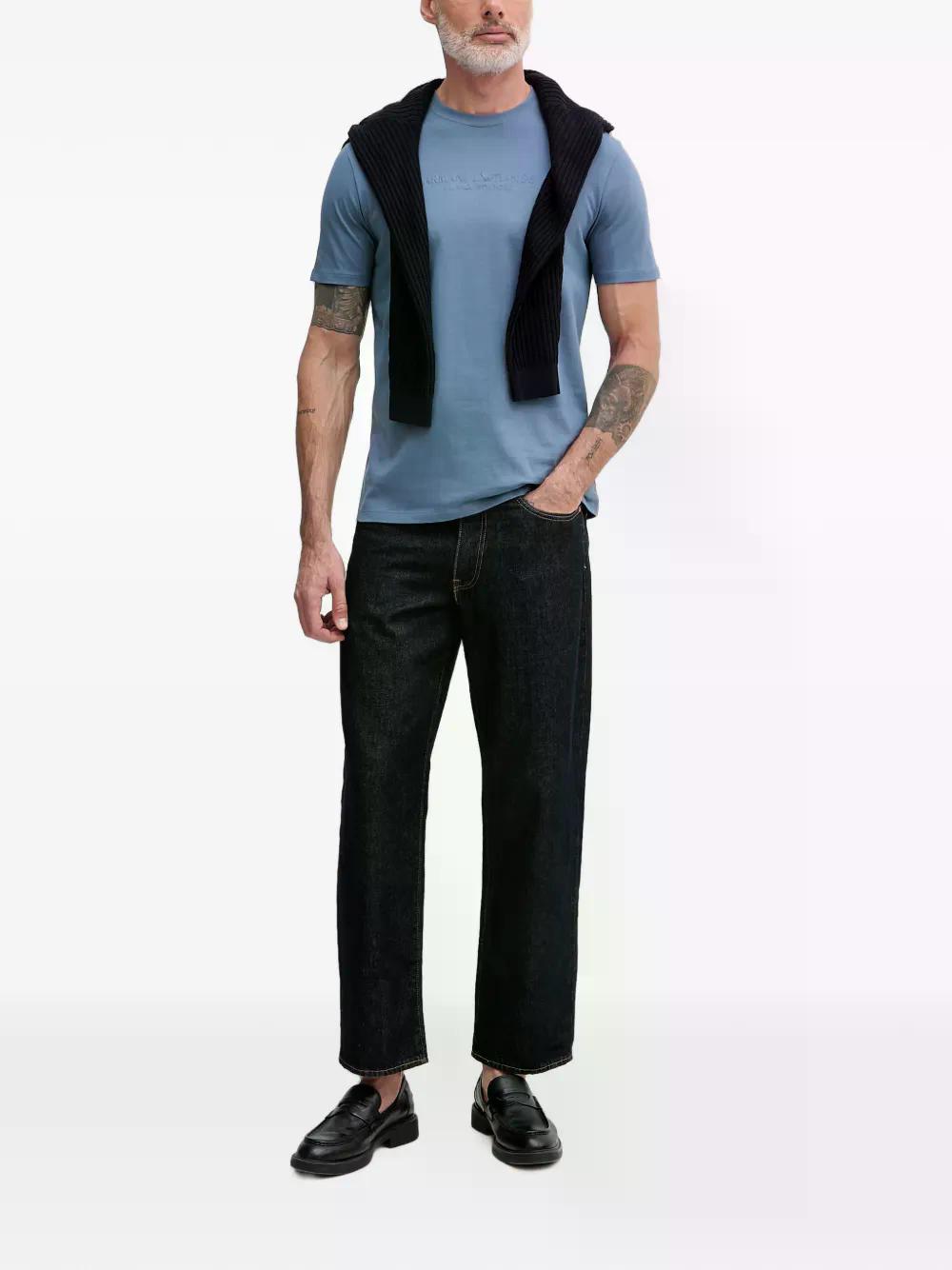 ARMANI EXCHANGE logo-print crew-neck t-shirt