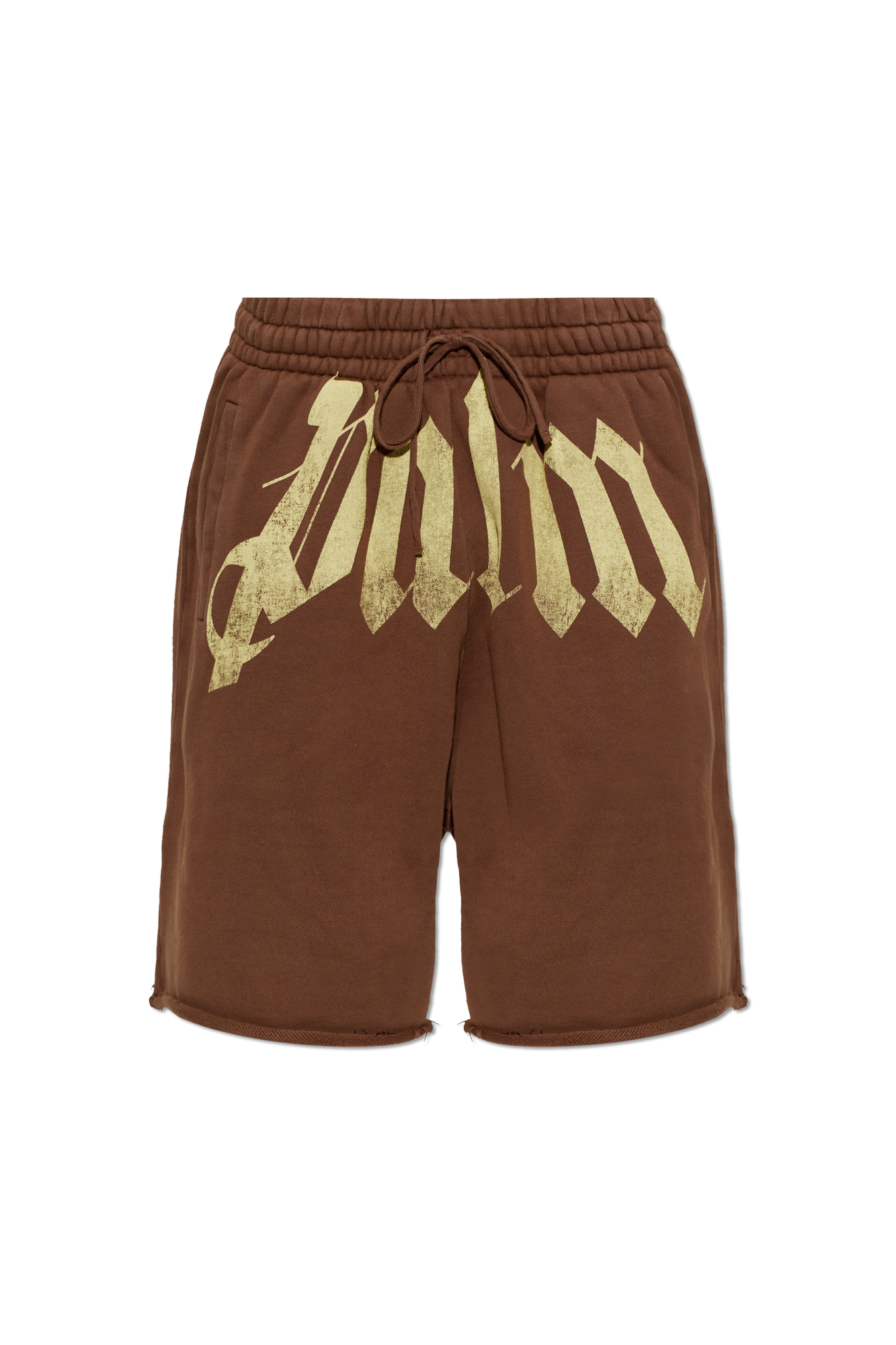 PALM ANGELS Palm Angels Logo Print Sweatshorts