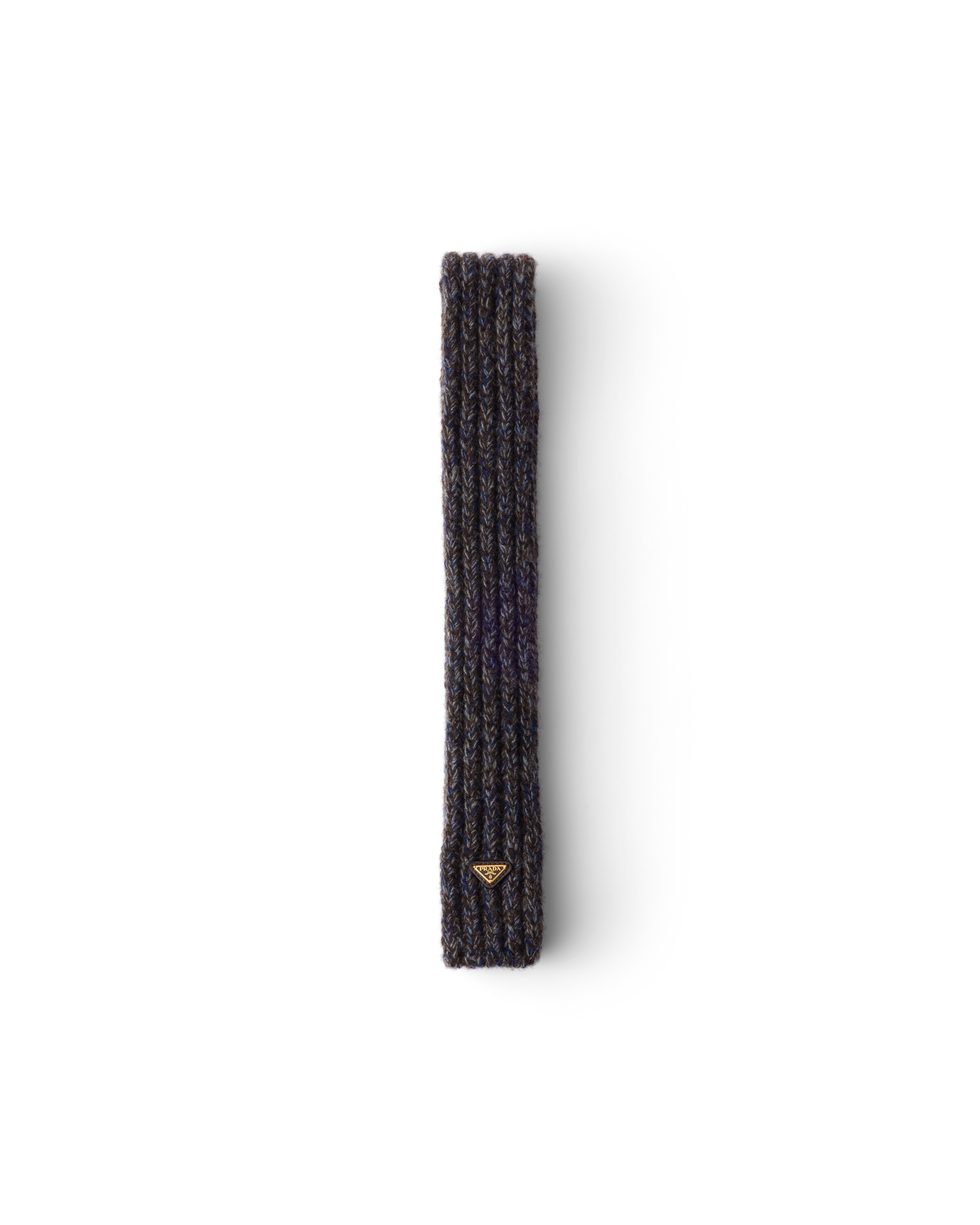 PRADA wool and mouliné cashmere scarf