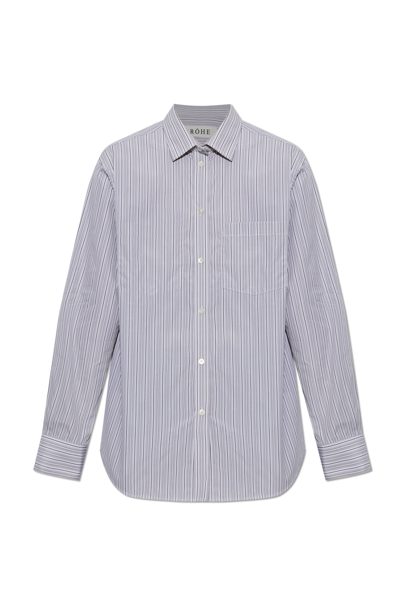 RÓHE RÓHE Striped Cotton Shirt with Pocket