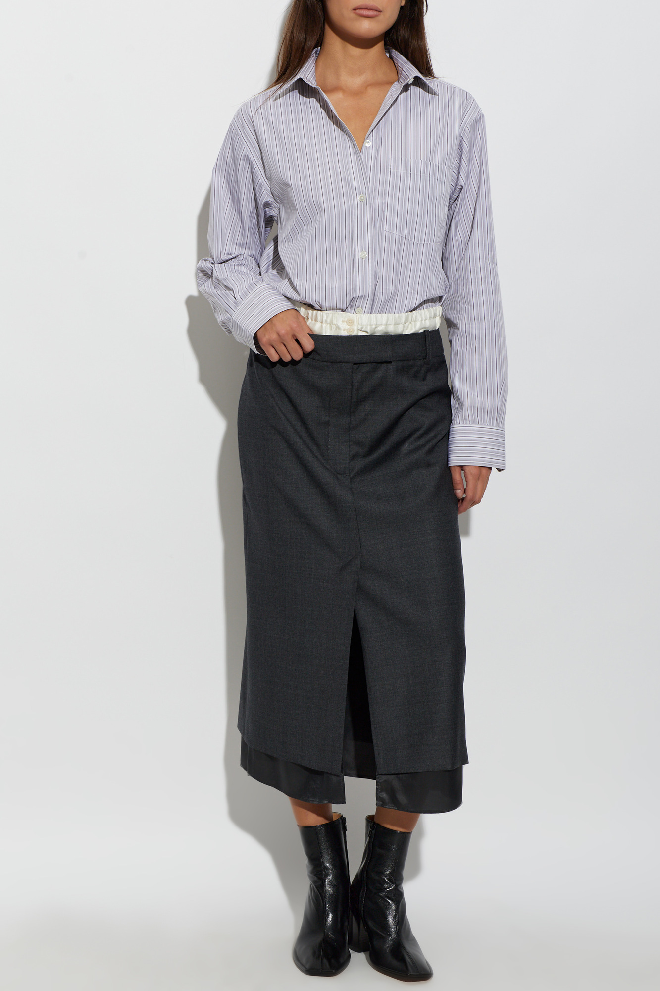 RÓHE RÓHE Striped Cotton Shirt with Pocket