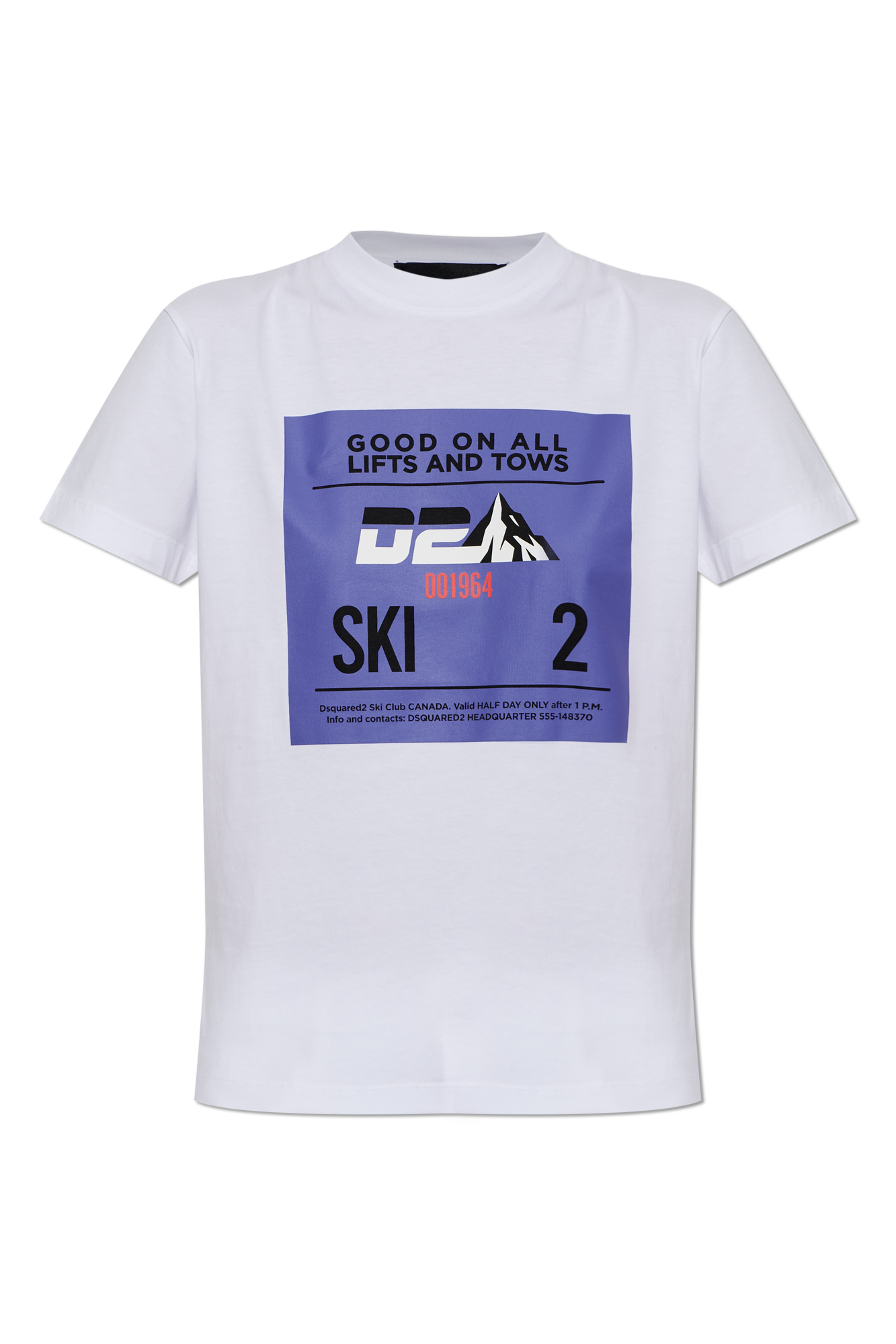 DSQUARED2 Dsquared2 Printed Cotton T-Shirt