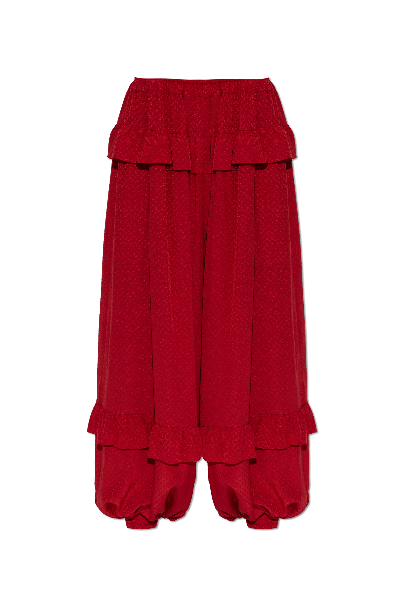 CHLOÉ Chloé Silk Ruffle Trousers