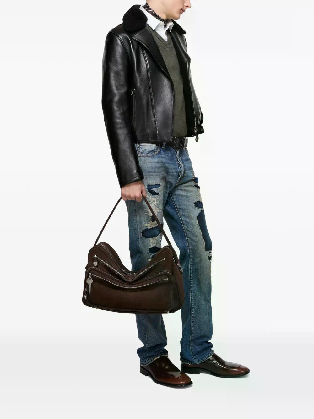 ACNE STUDIOS Acne Studios Camero Camera Suede Shoulder Bag