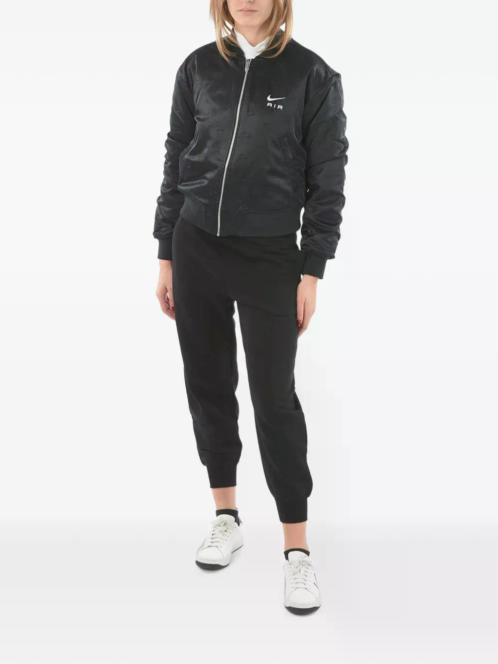 NIKE Nike Logo-Pattern Bomber Jacket