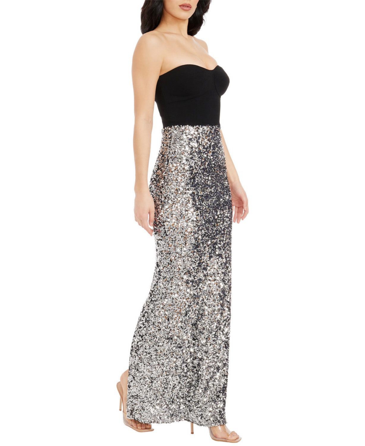 DRESS THE POPULATION DRESS THE POPULATION Vada Sequined Gown