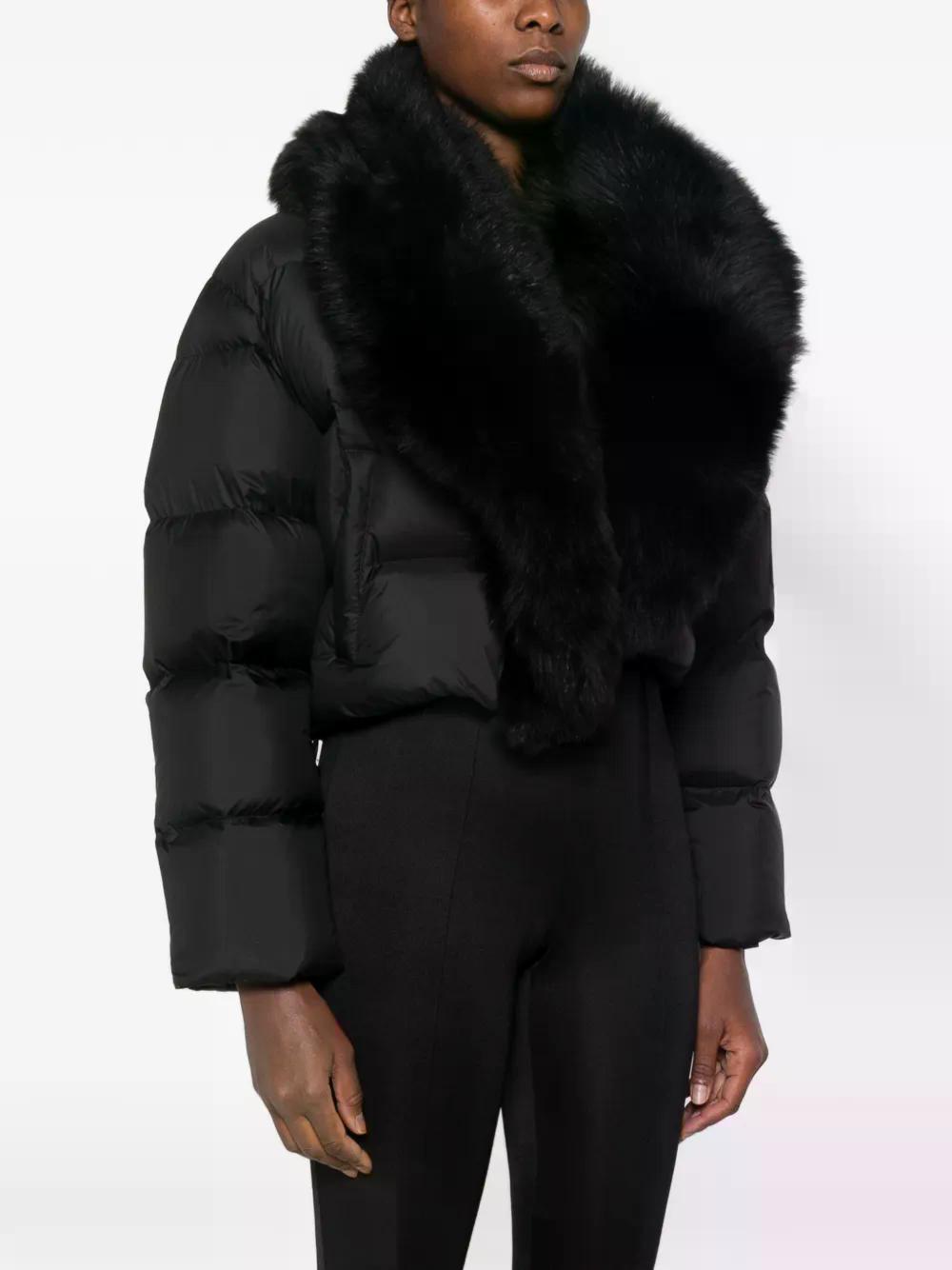 GUCCI GUCCI Shearling Collar Puffer Jacket