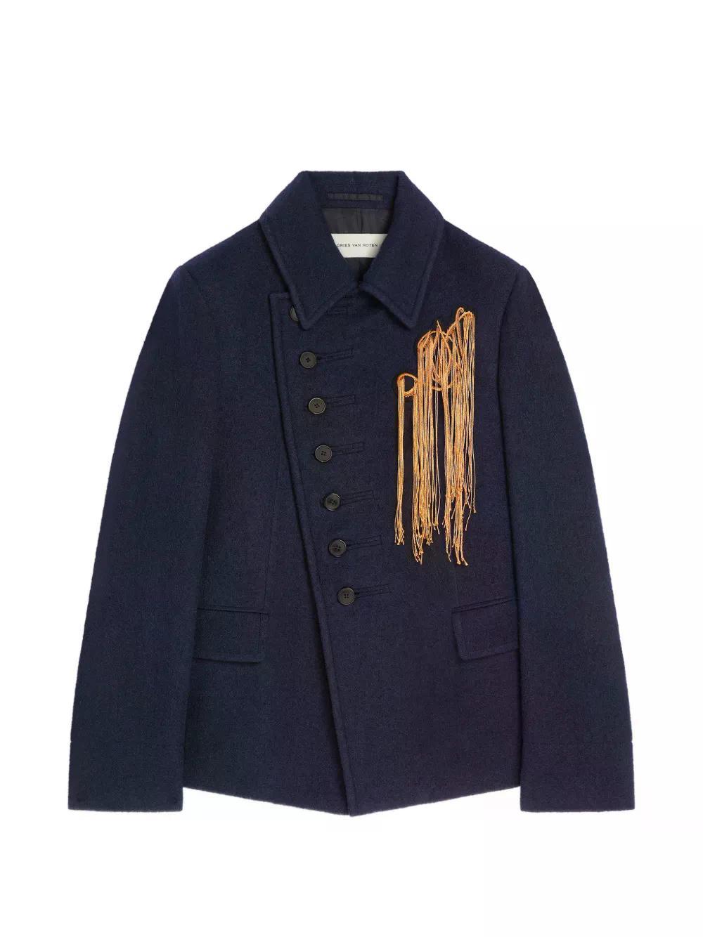 DRIES VAN NOTEN DRIES VAN NOTEN Embroidered Wool Blazer