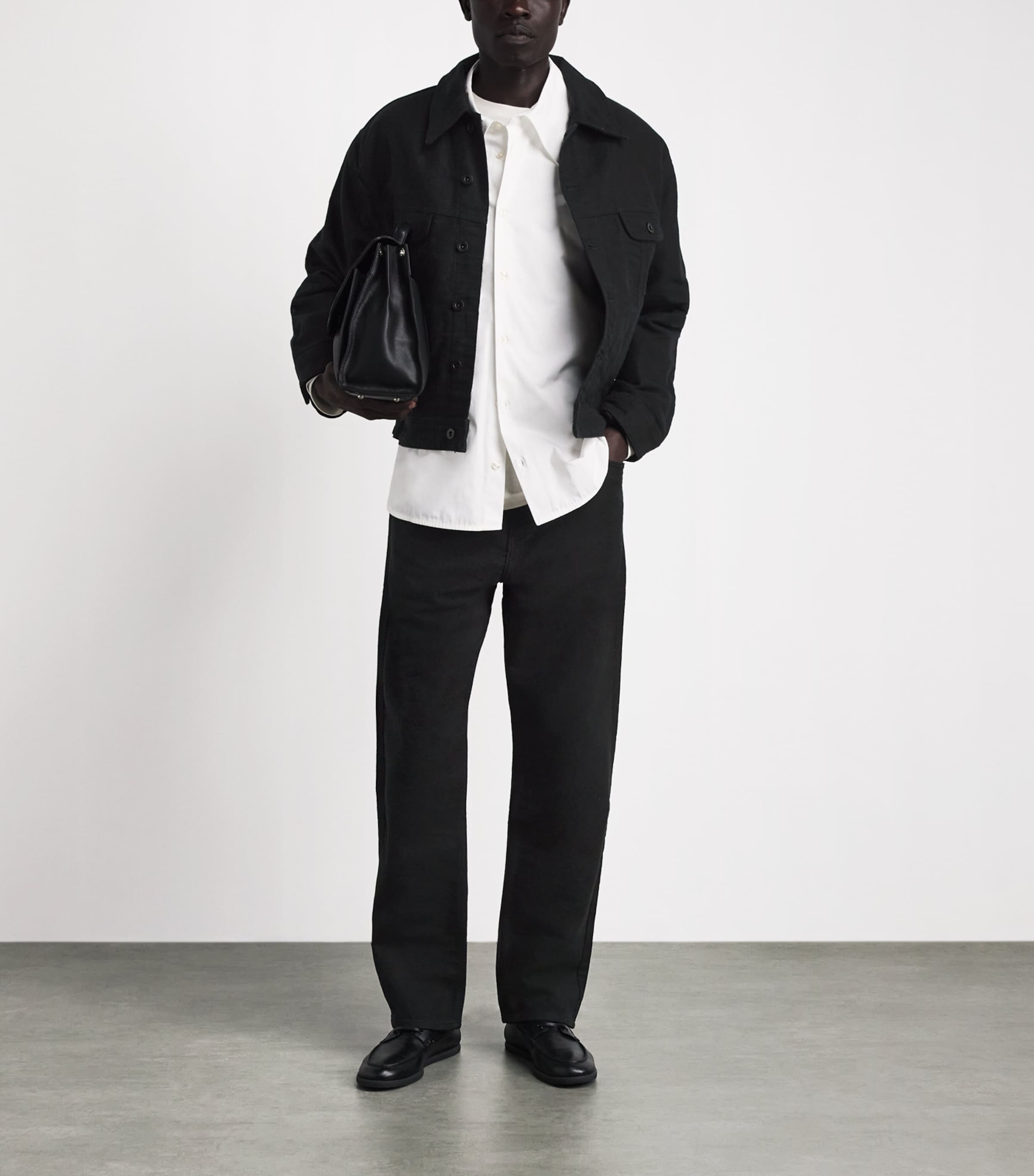 STUDIO NICHOLSON Studio Nicholson Moleskin Derby Jacket