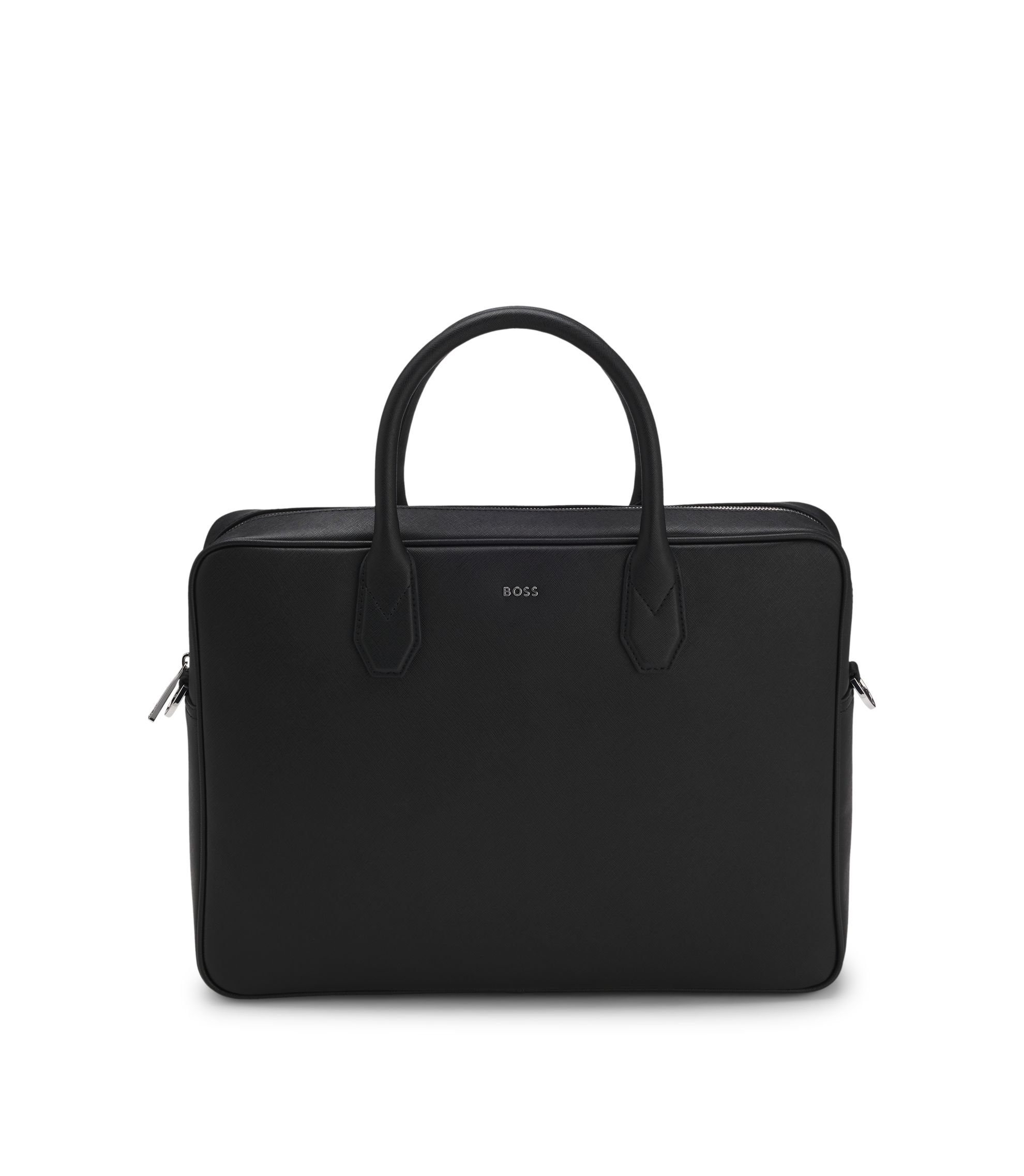 BOSS BOSS Grained Document Case with Logo Lettering
