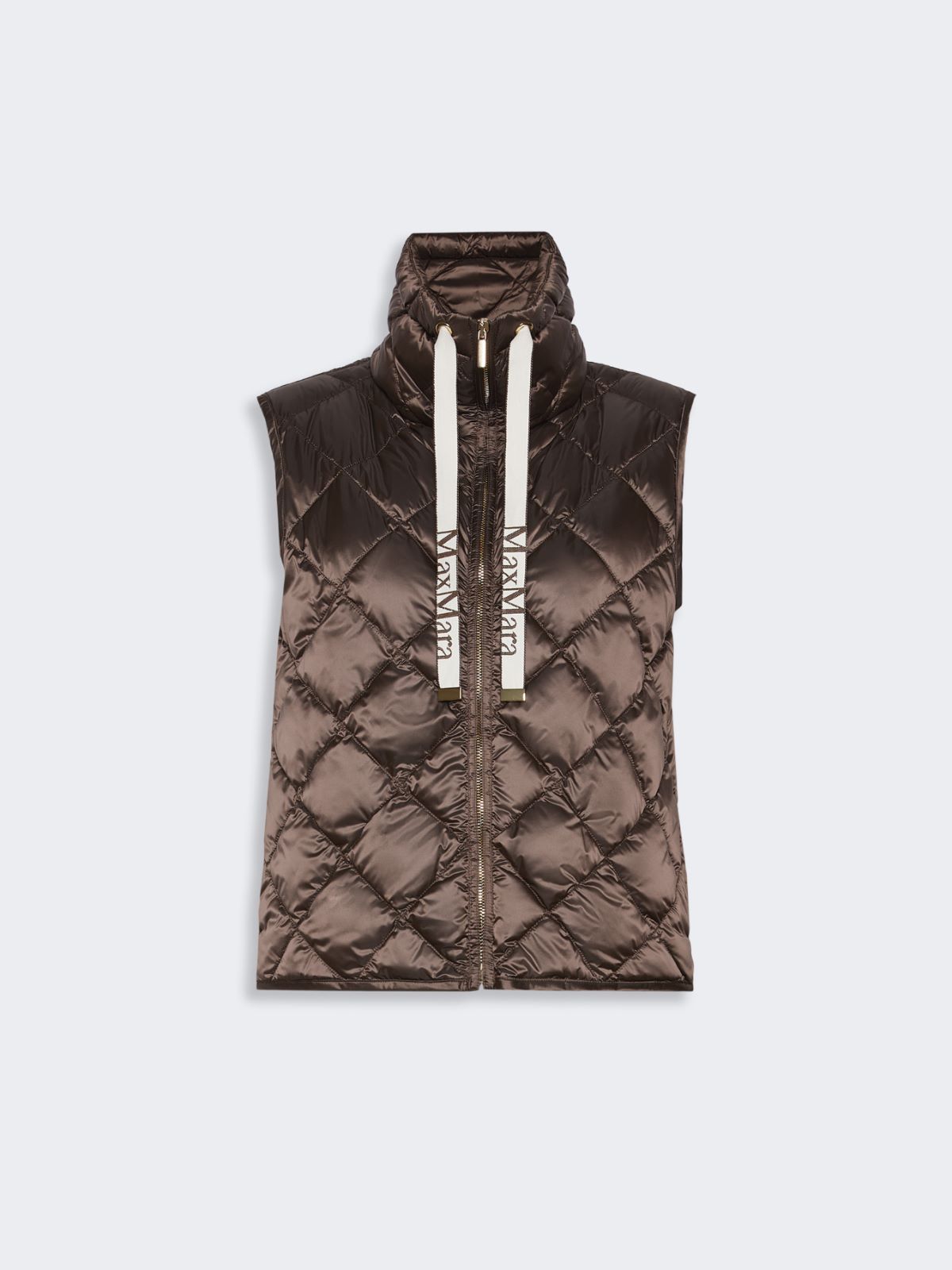 MAX MARA MAX MARA Diamond-Patterned Water-Repellent Padded Gilet