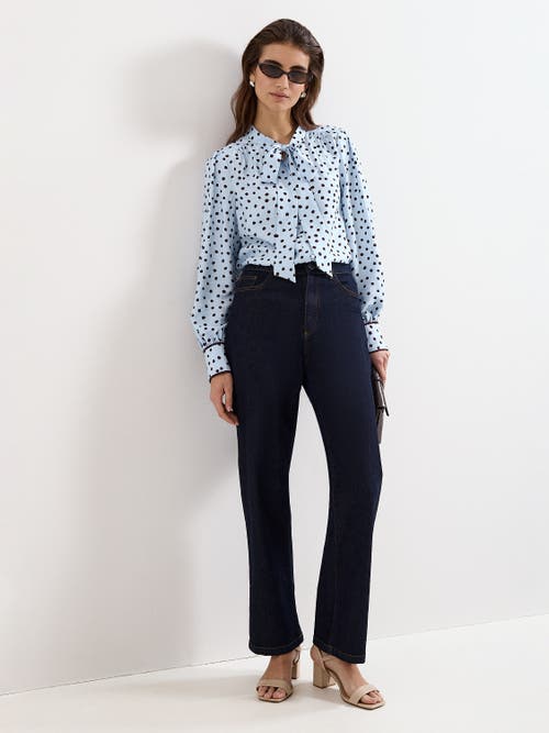 PHASE EIGHT PHASE EIGHT Polka Dot Tie Neck Blouse