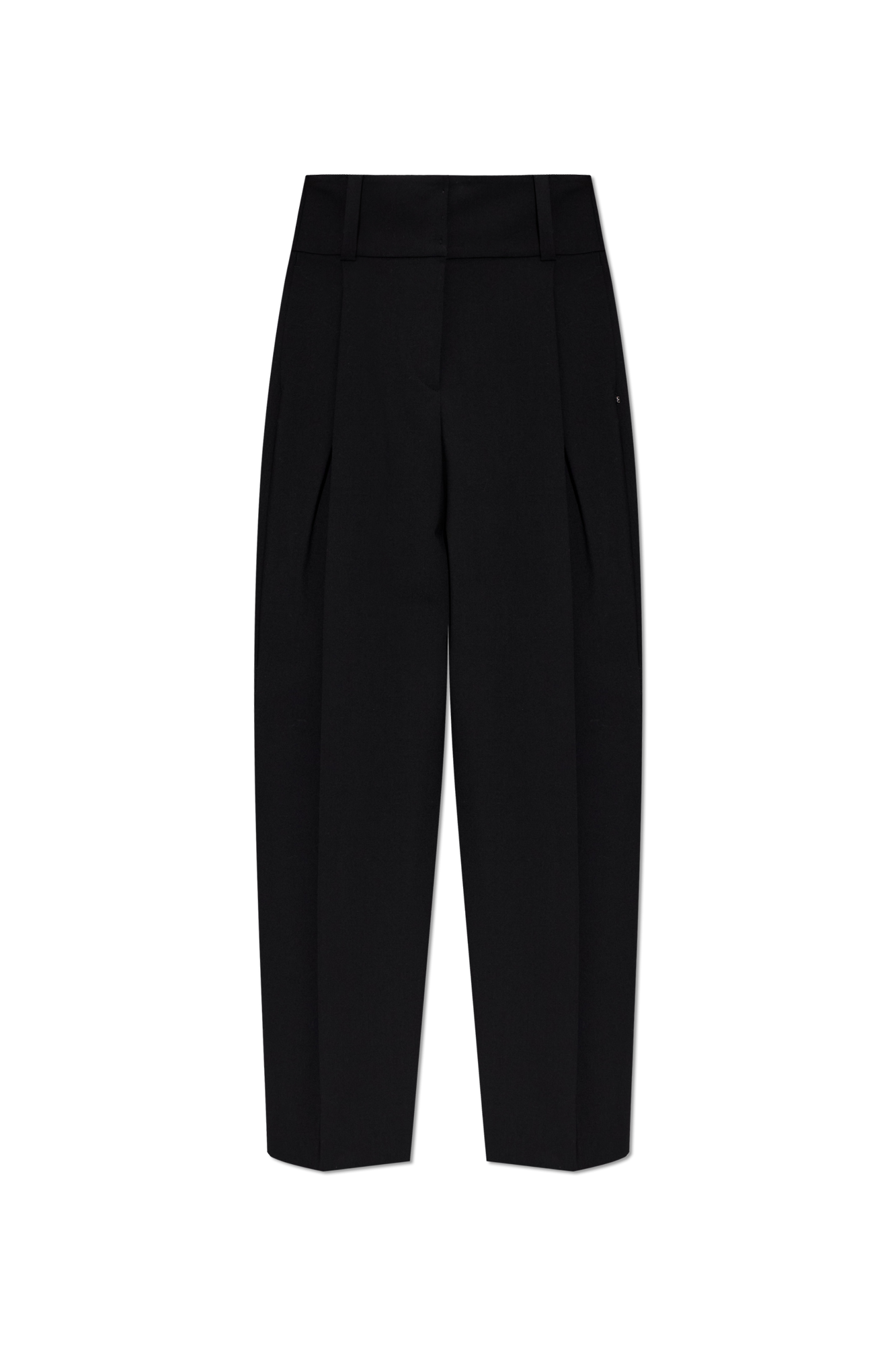 ALAÏA alaïa shearling-lined suede mary jane flats