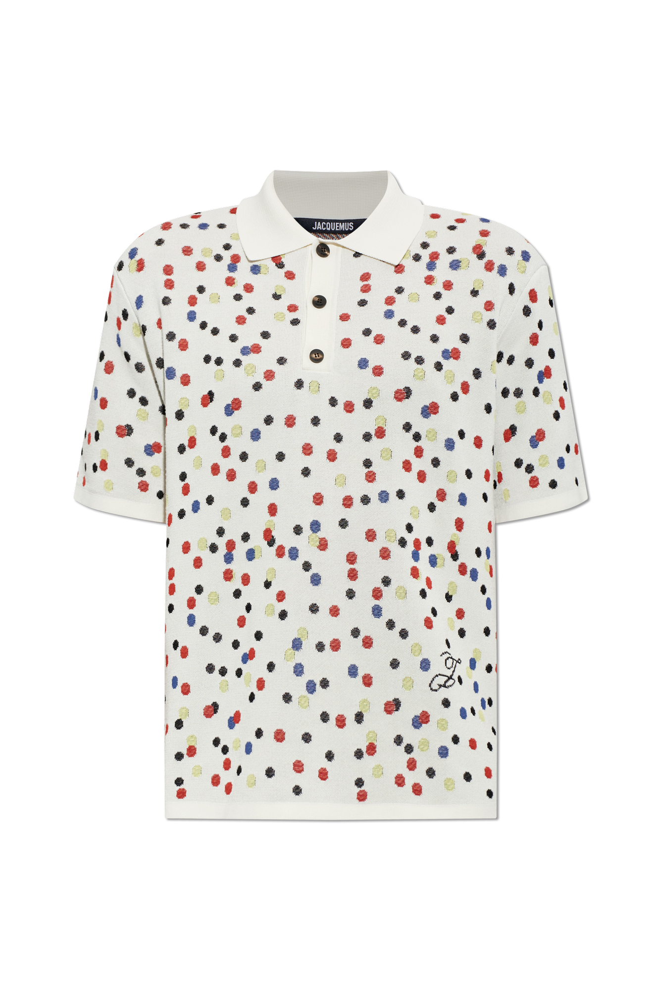 JACQUEMUS patterned polo ‘confettis’
