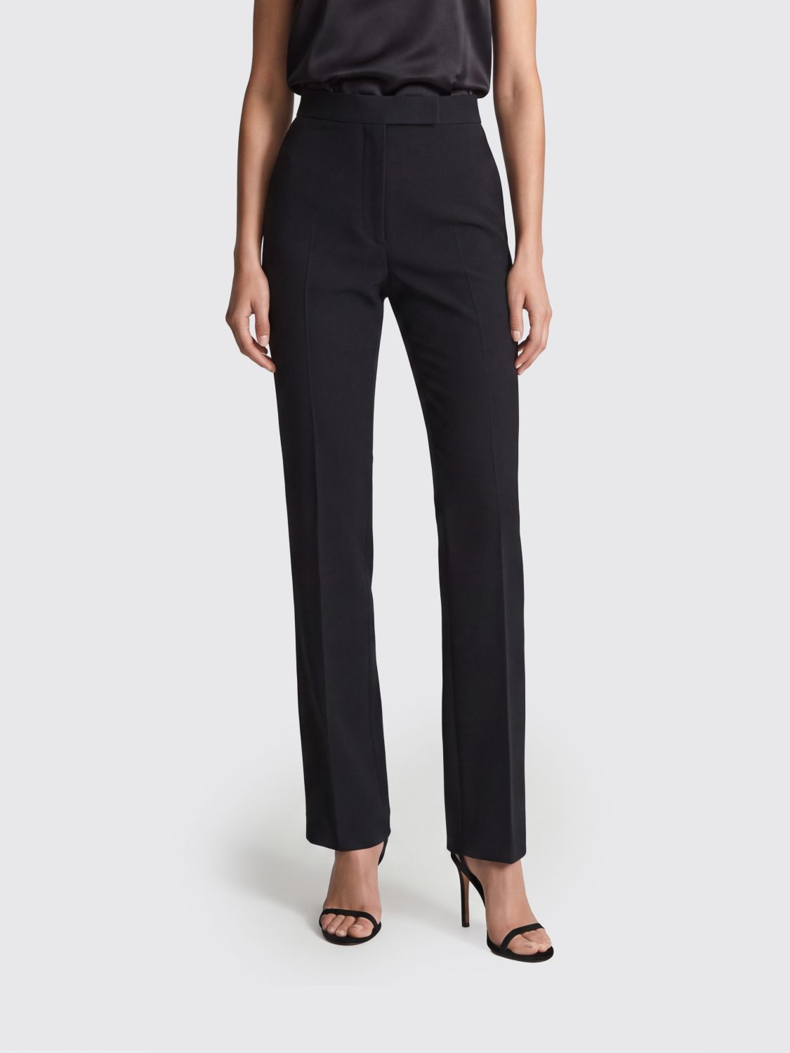 TOM FORD Tom Ford Skinny Wool Trousers with Off-Centre Closure