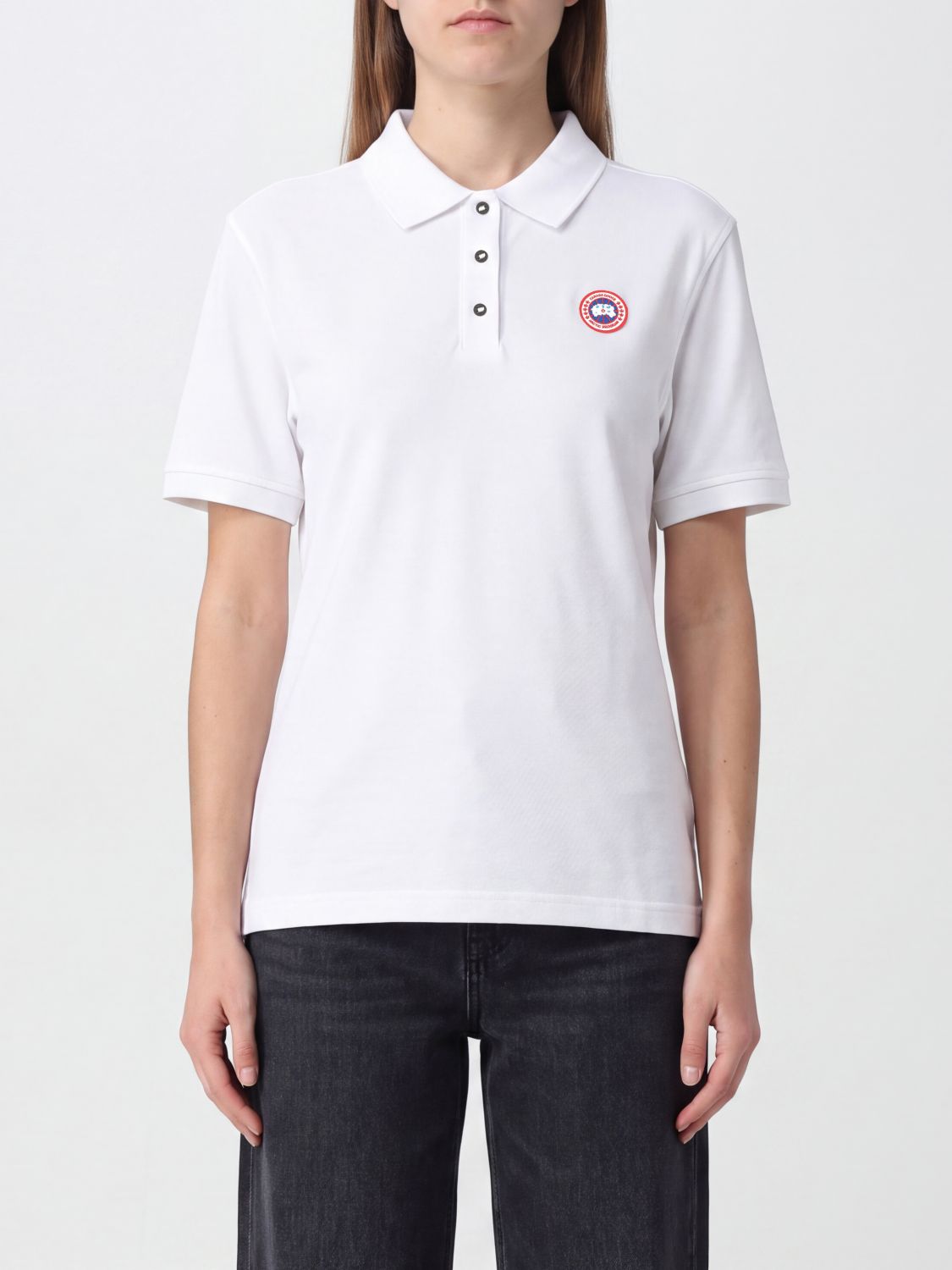 CANADA GOOSE Canada Goose Slim Fit Cotton Polo Shirt with Contrast Logo