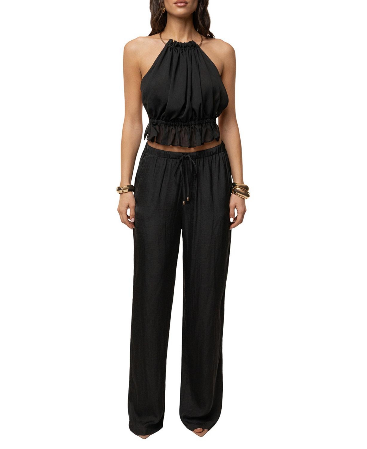 JLUXLABEL Jluxlabel Moonlit Coast Halter Top