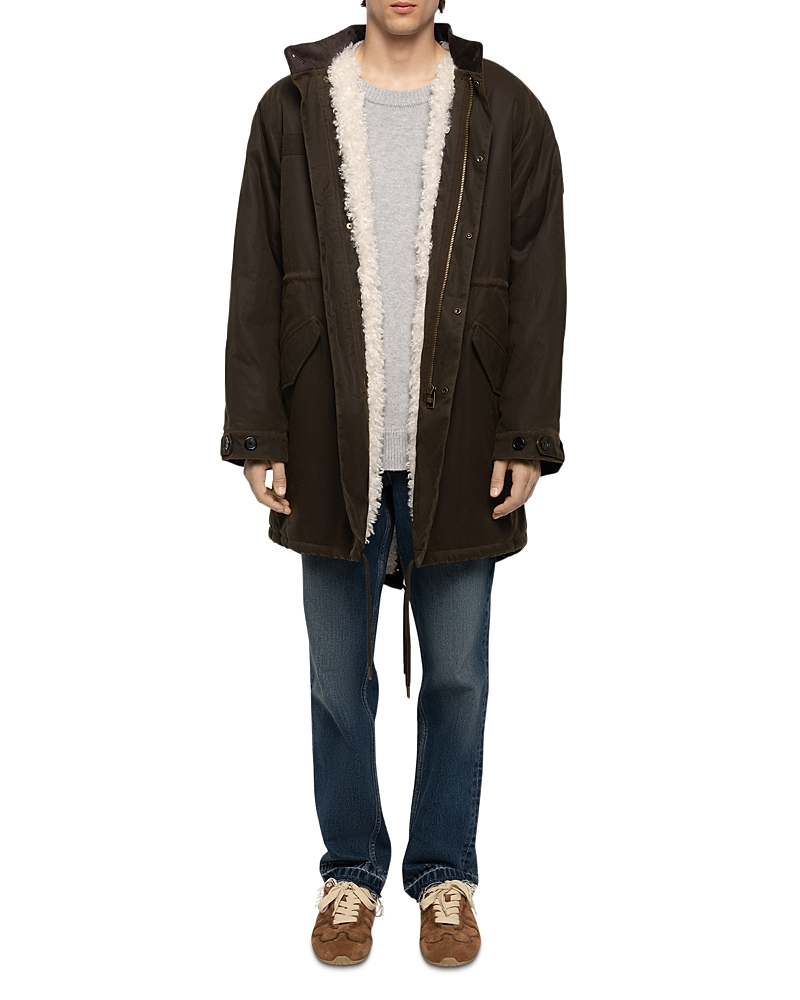 ZADIG&VOLTAIRE Zadig & Voltaire Waxed Cotton Hooded Coat