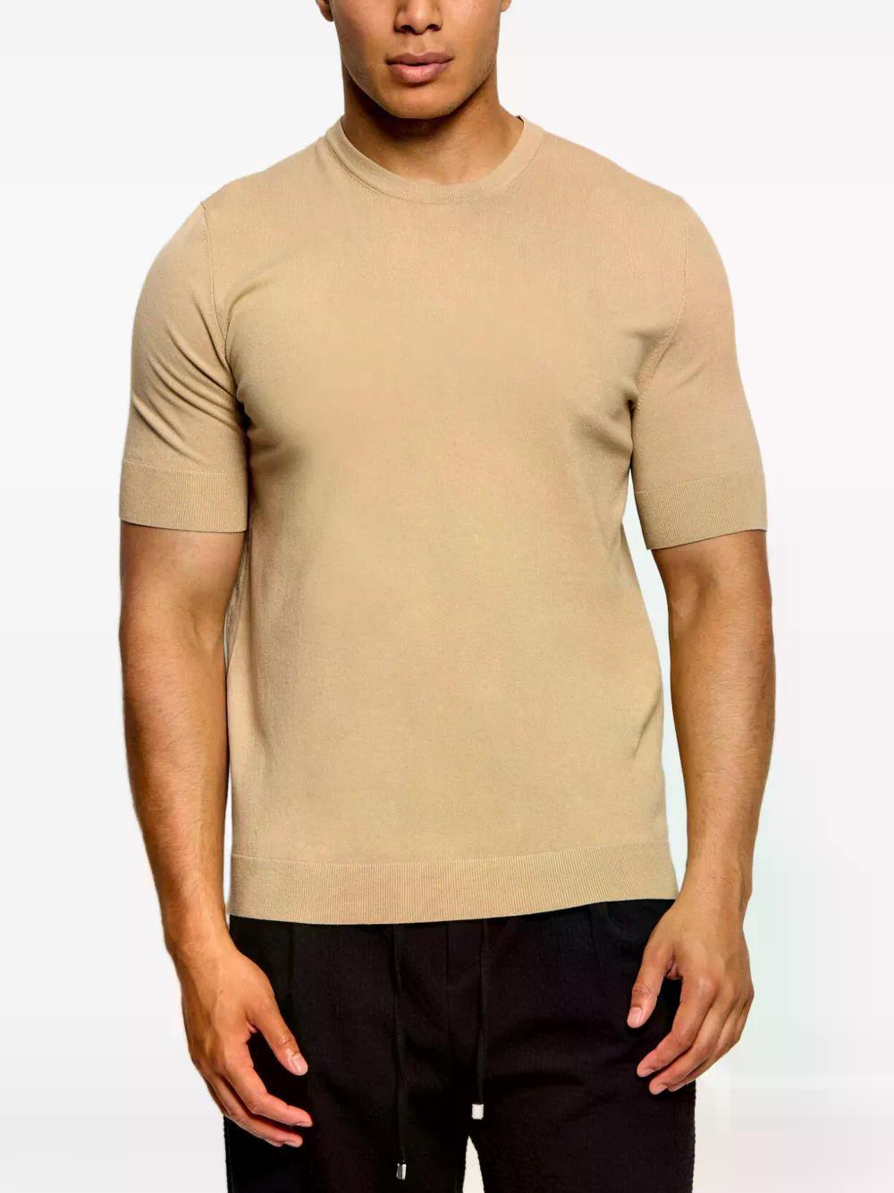 HUGO slim-fit knit t-shirt