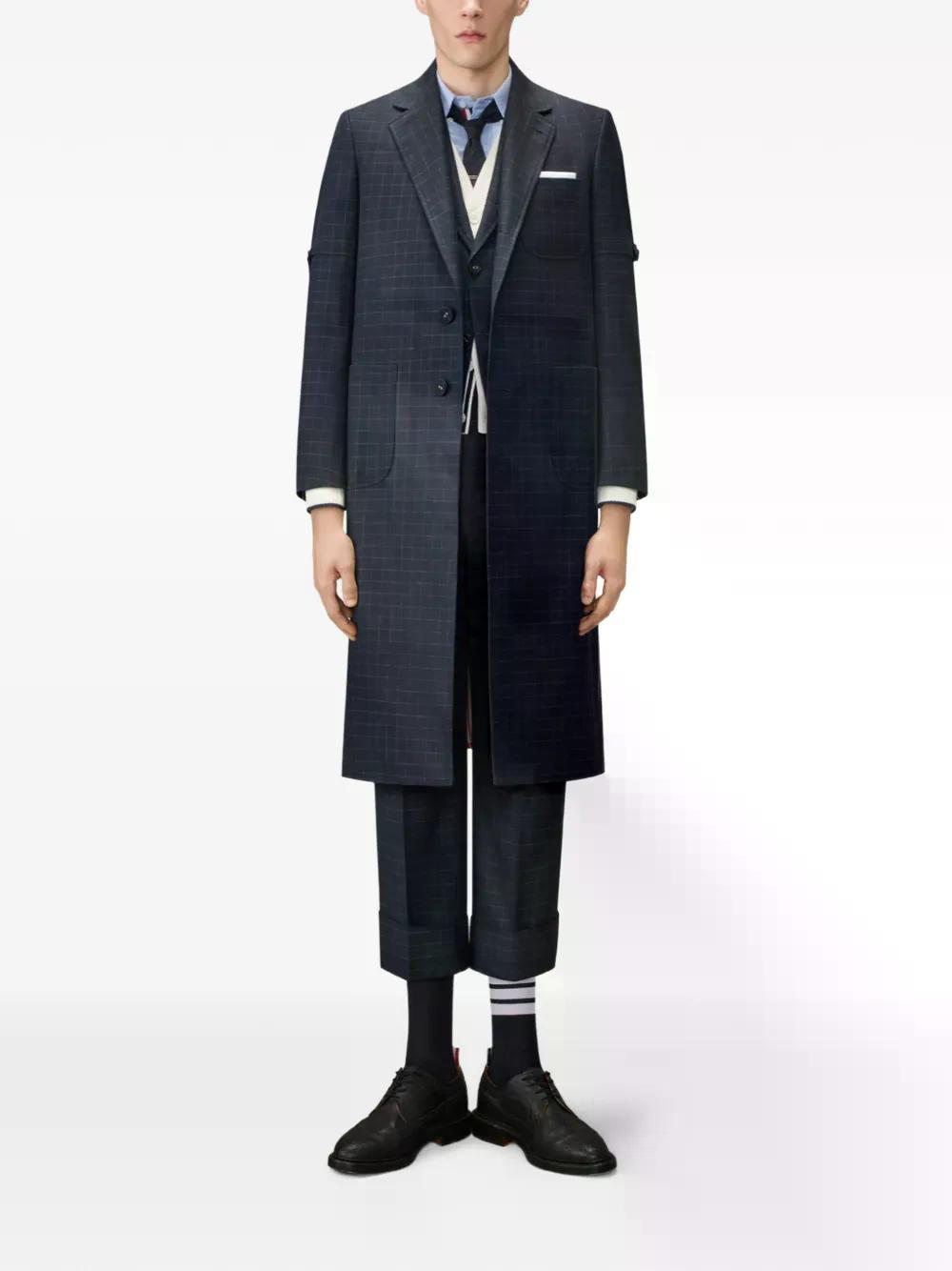 THOM BROWNE THOM BROWNE Windowpane Check Trousers