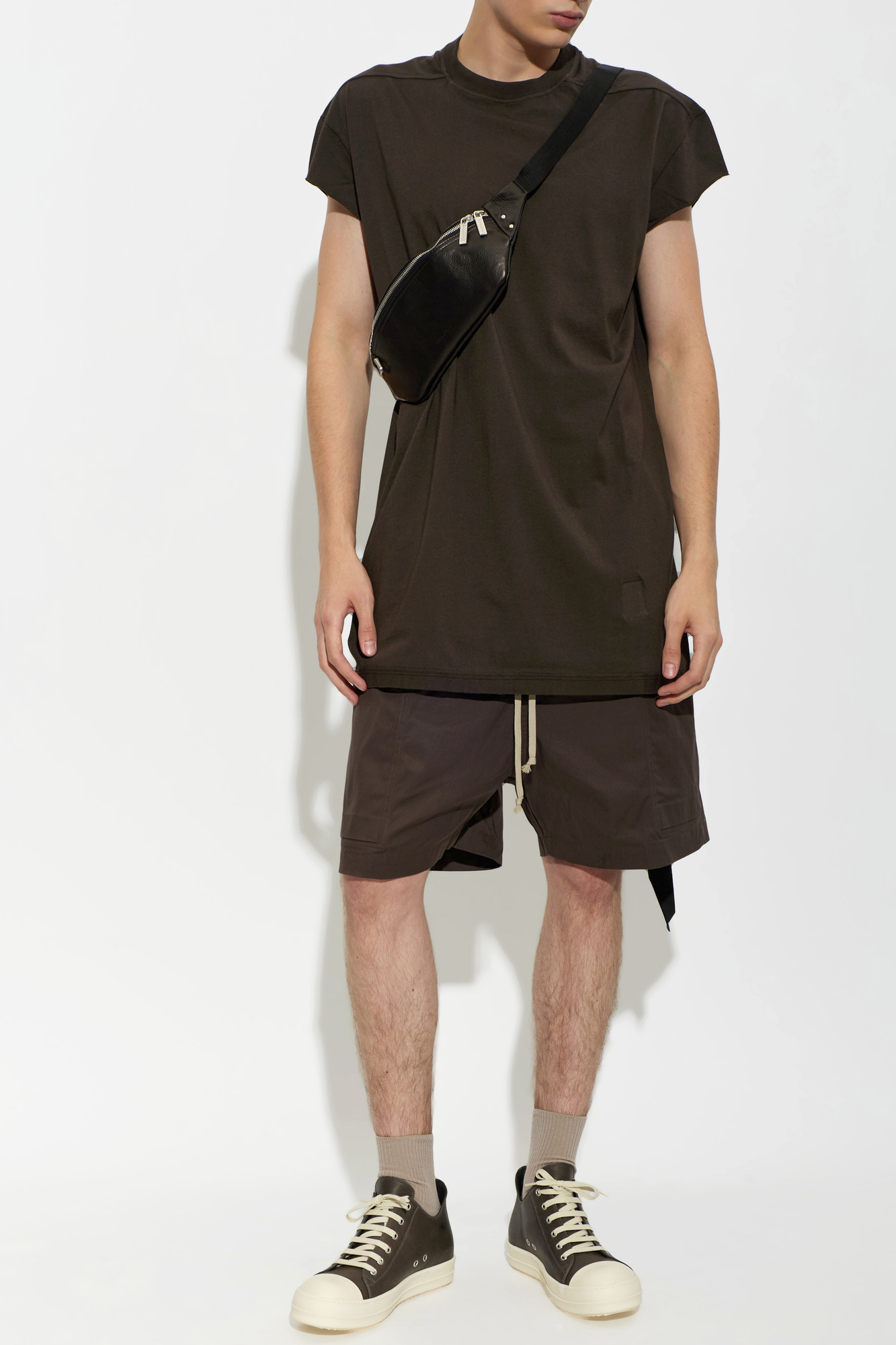 RICK OWENS Rick Owens 'Low Sneaks' Leather Shoes