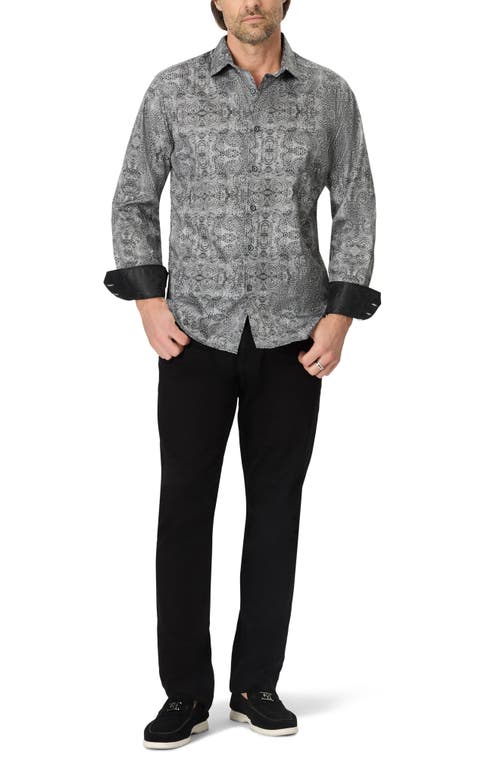 ROBERT GRAHAM eastlake long sleeve stretch cotton shirt