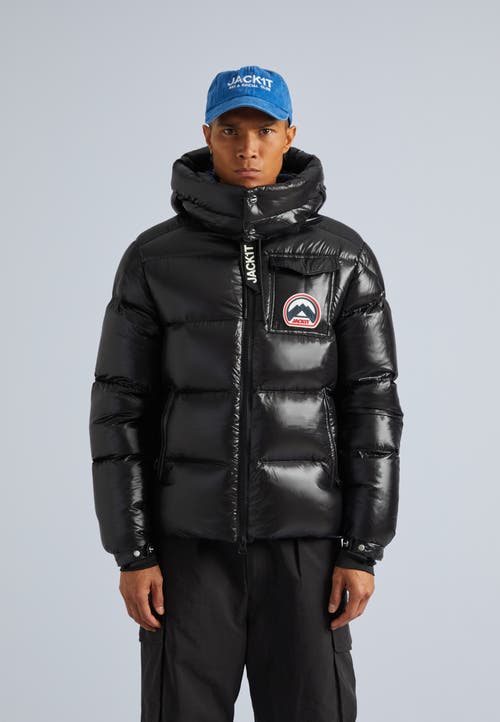 JACK1T JACK1T Quilted Hooded Down Puffer Jacket