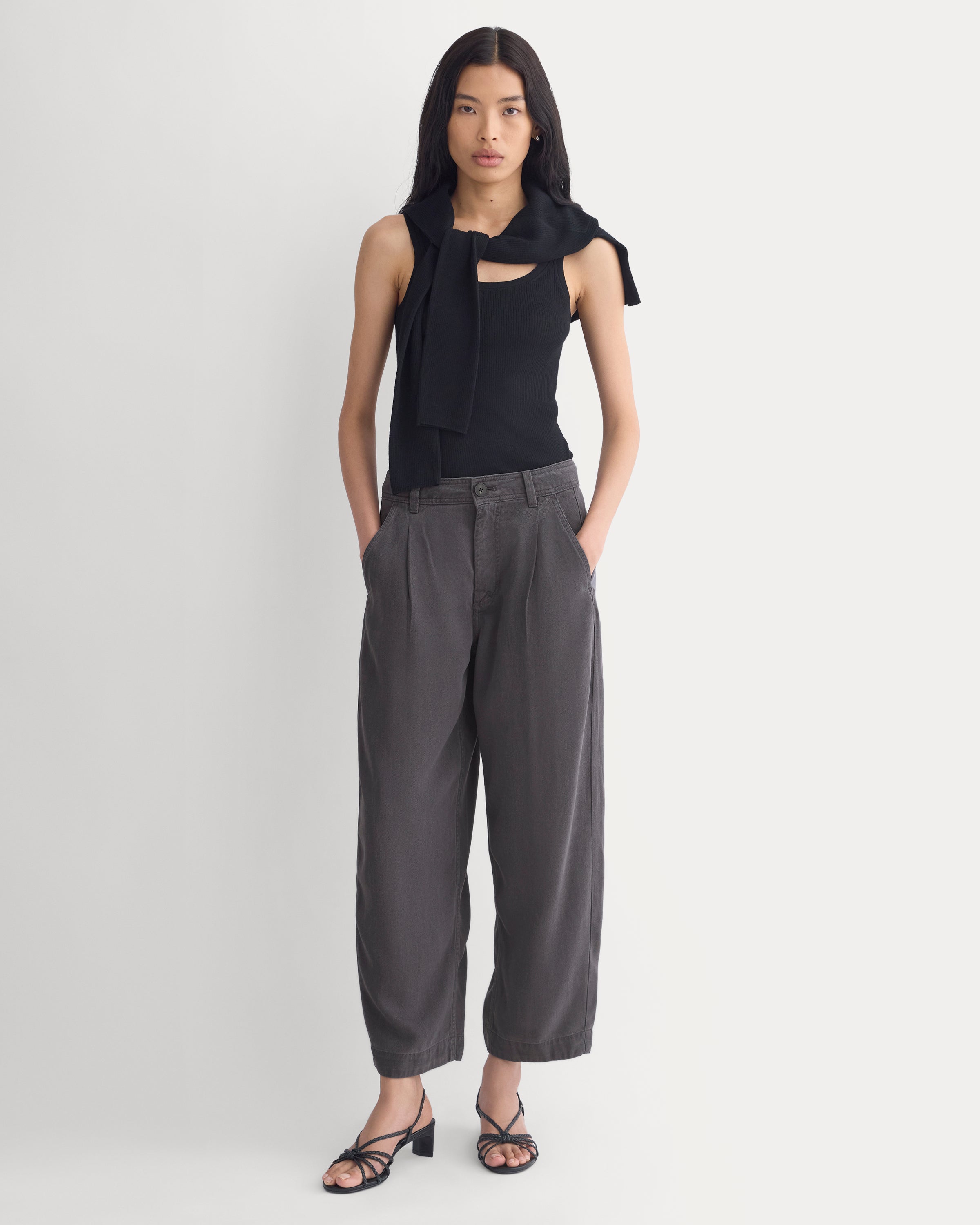 EVERLANE EVERLANE Garment-Dyed Ankle Pants