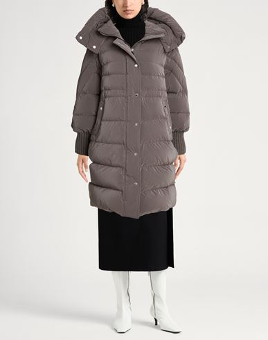 MOORER MOORER Quilted Down Coat with Detachable Hood