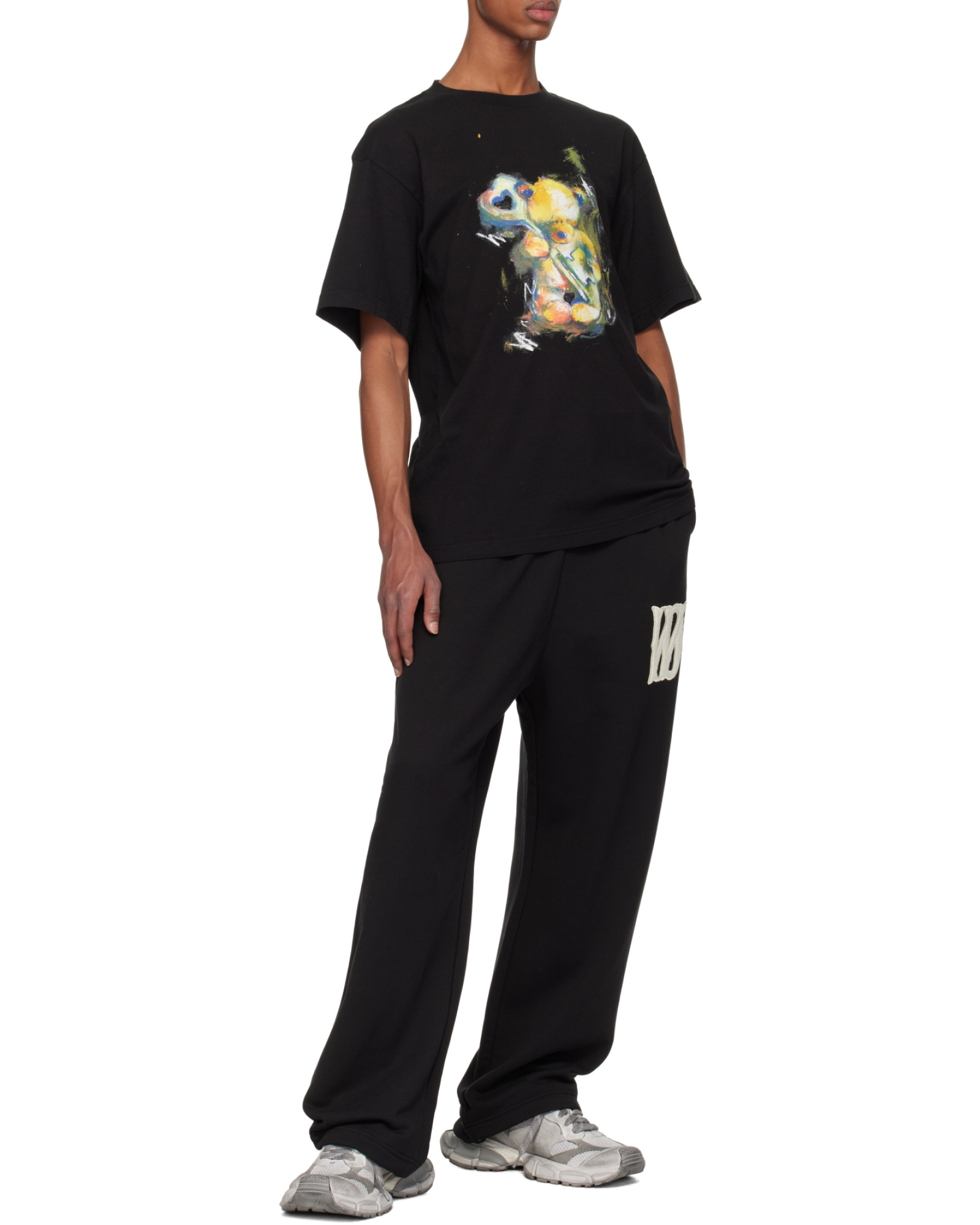 WE11DONE teddy printed T-shirt