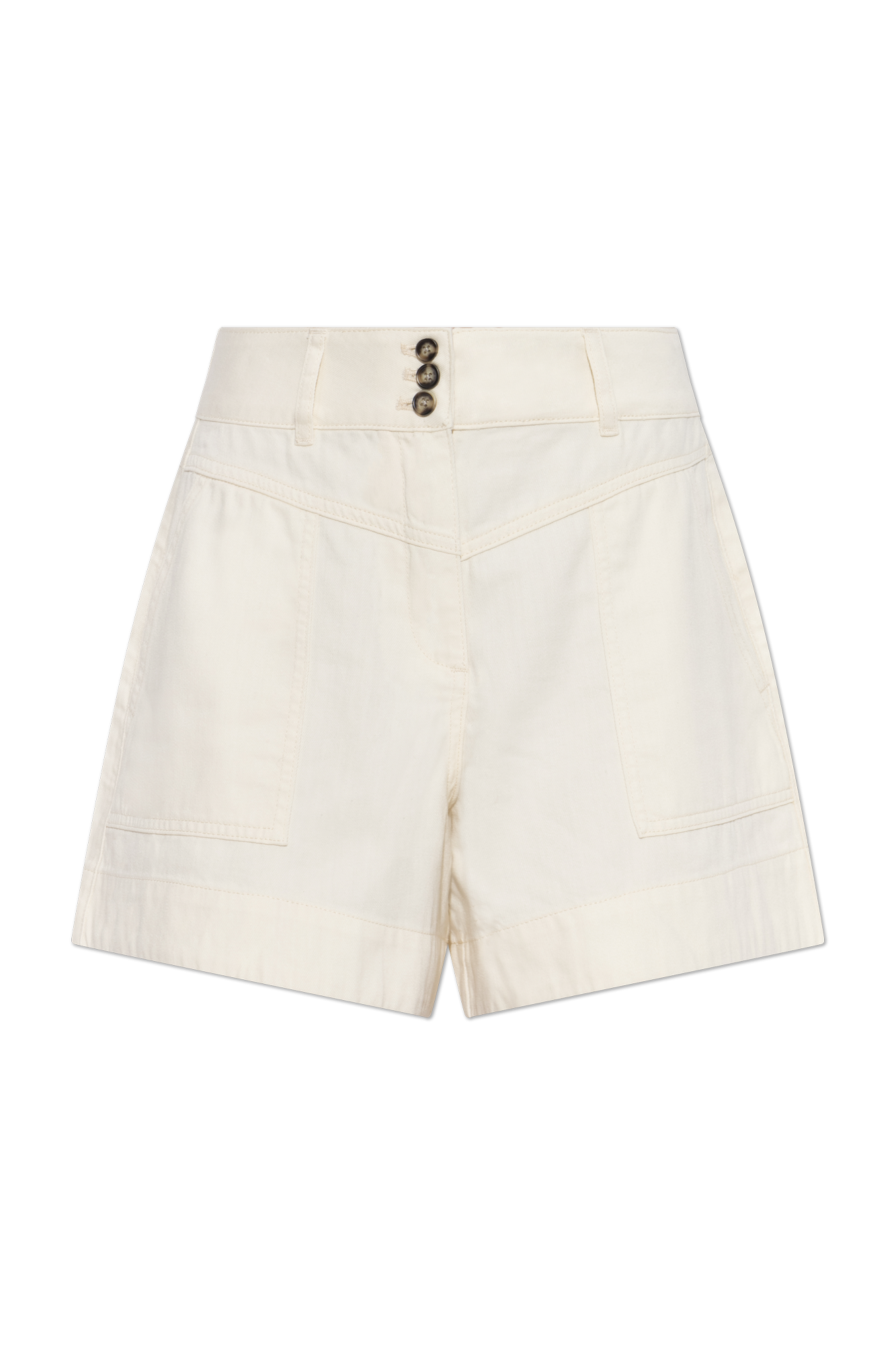 SELF-PORTRAIT SELF-PORTRAIT High-Waisted Trapeze Shorts