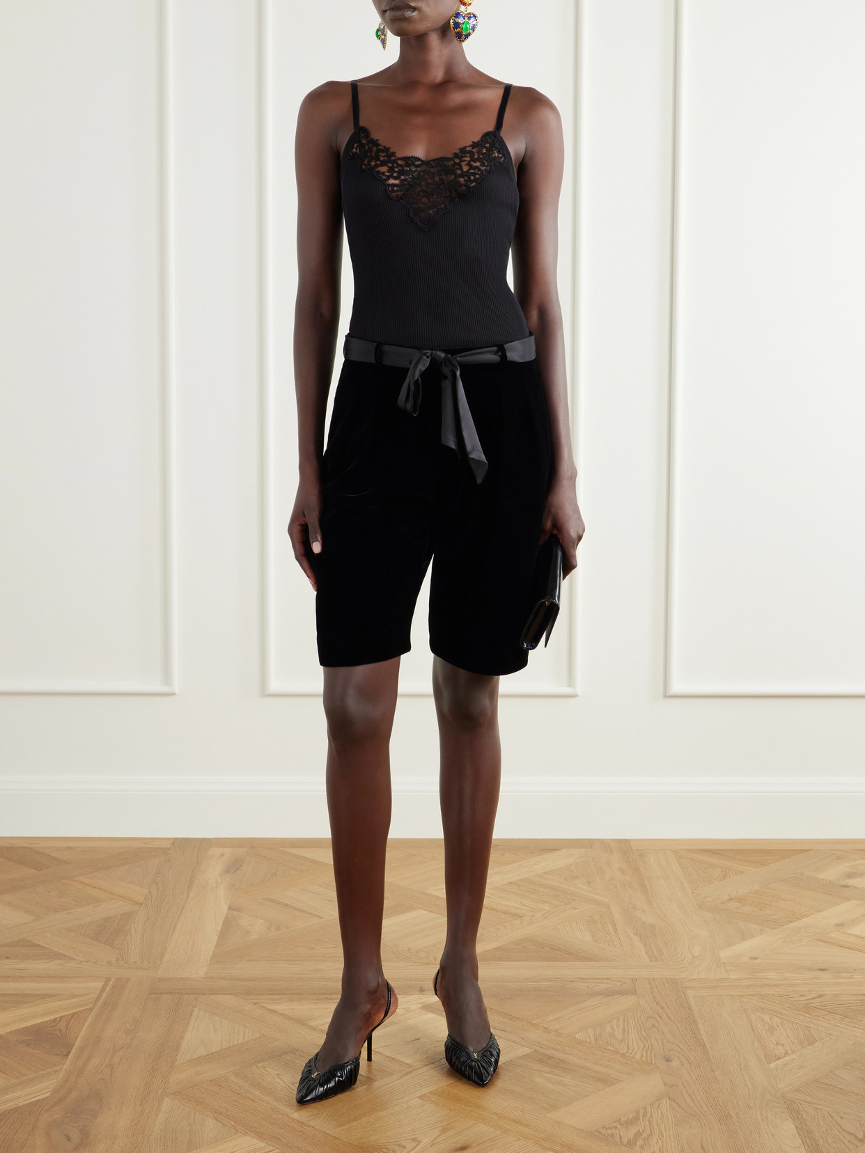 SAINT LAURENT SAINT LAURENT Folie Slingback Pumps