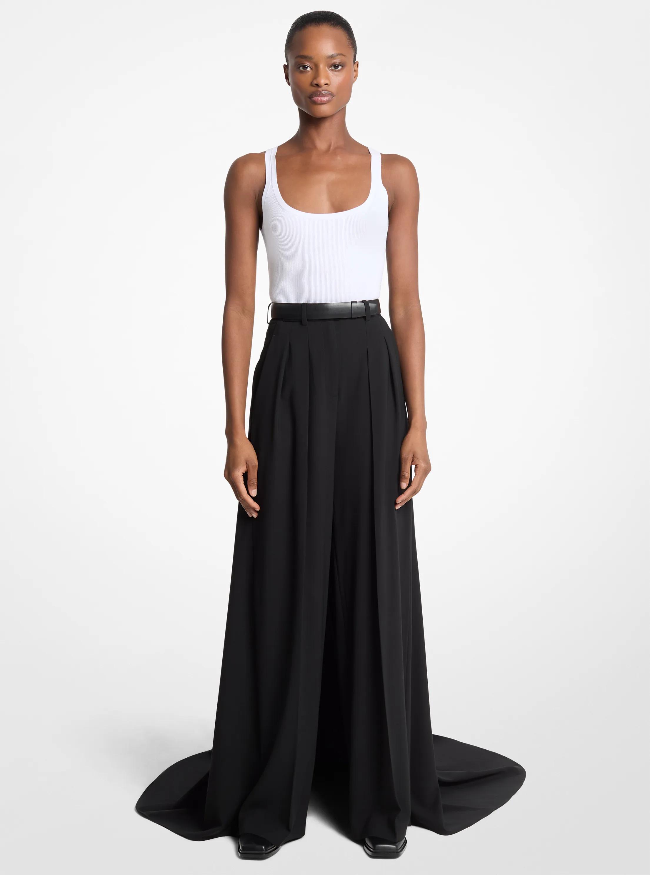 MICHAEL KORS Michael Kors Collection Wool Serge Opera Trousers