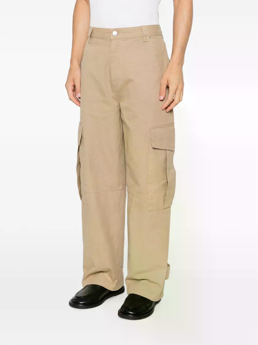 AMI AMI Paris Paneled Straight-Leg Cargo Pants