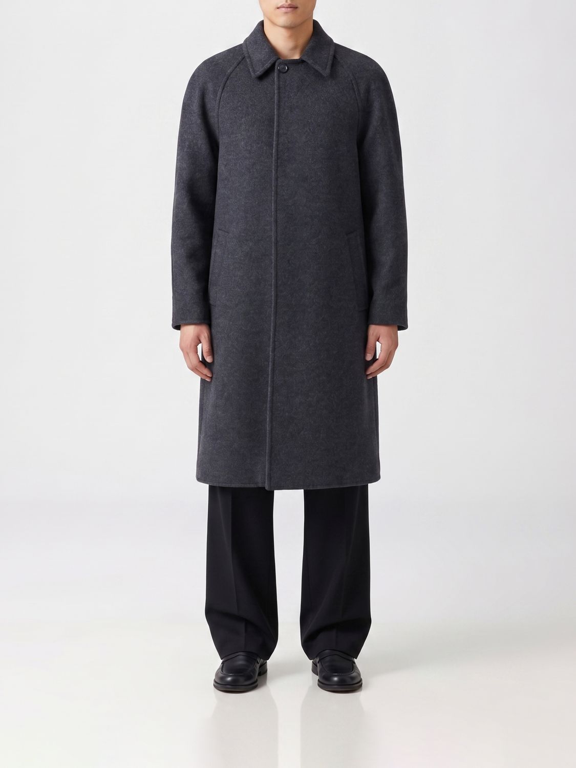 VALENTINO Valentino Garavani Knee-Length Single-Breasted Wool Coat